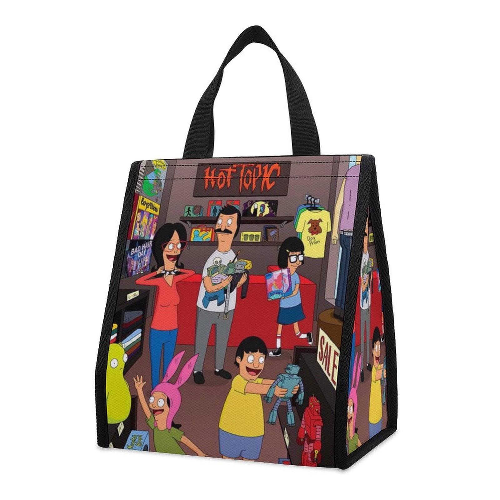 Bob's Burgers Lunch Bag Reusable Portable Lunch Tote Thermal Lunch Box ...