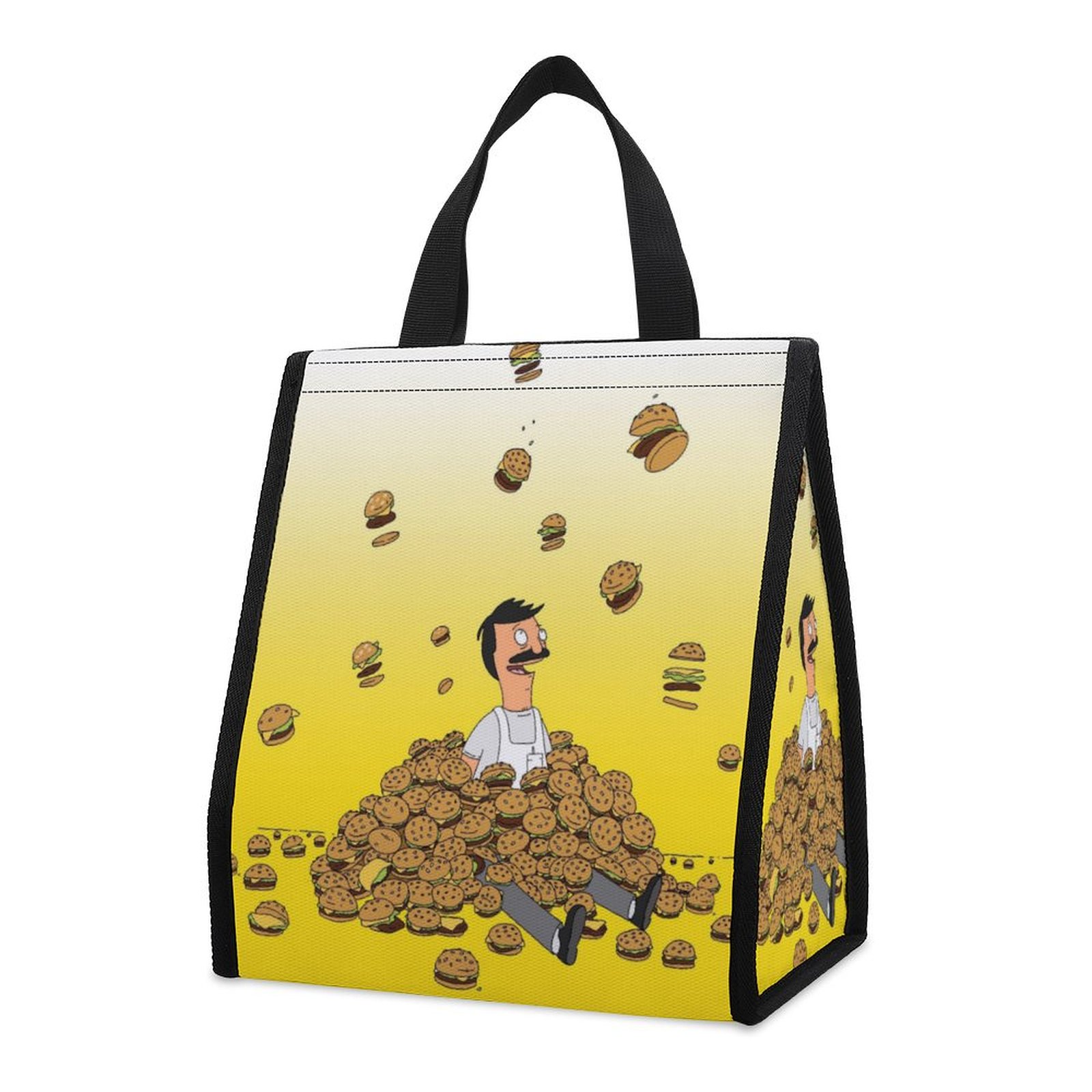 Bob's Burgers Lunch Bag Reusable Portable Lunch Tote Thermal Lunch Box ...