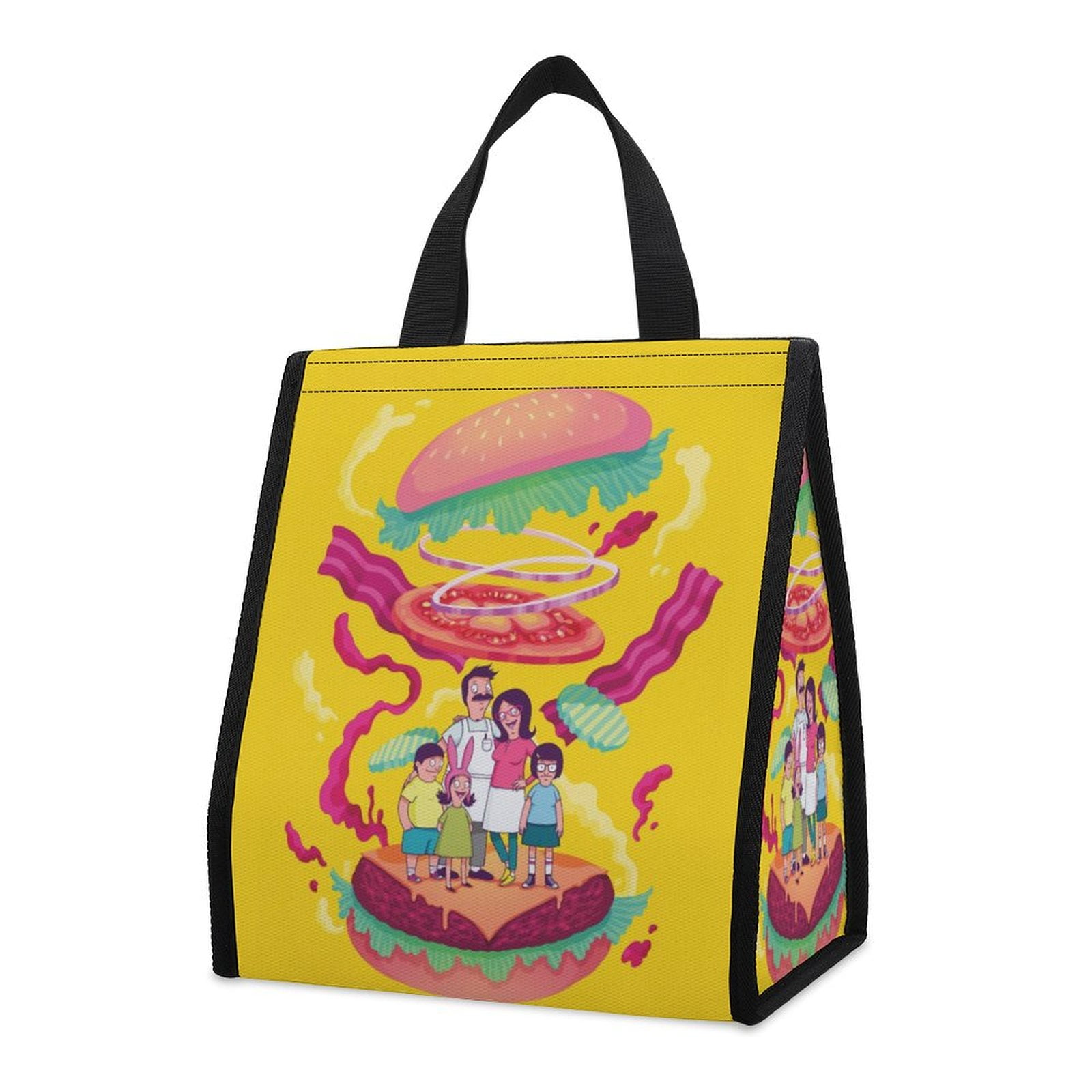 Bob's Burgers Lunch Bag Reusable Portable Lunch Tote Thermal Lunch Box ...
