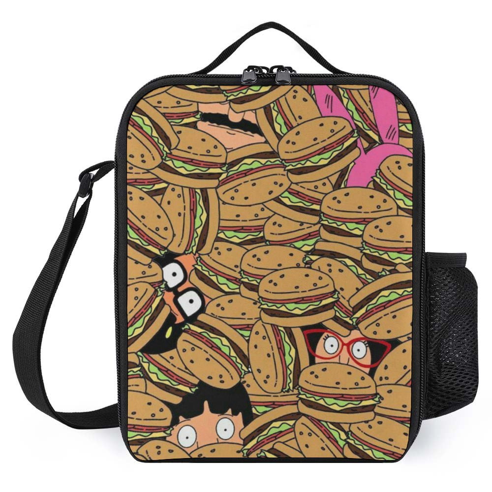 Bob's Burgers Lunch Bags Shoulder Bag Reusable Lunch-Box Portable ...