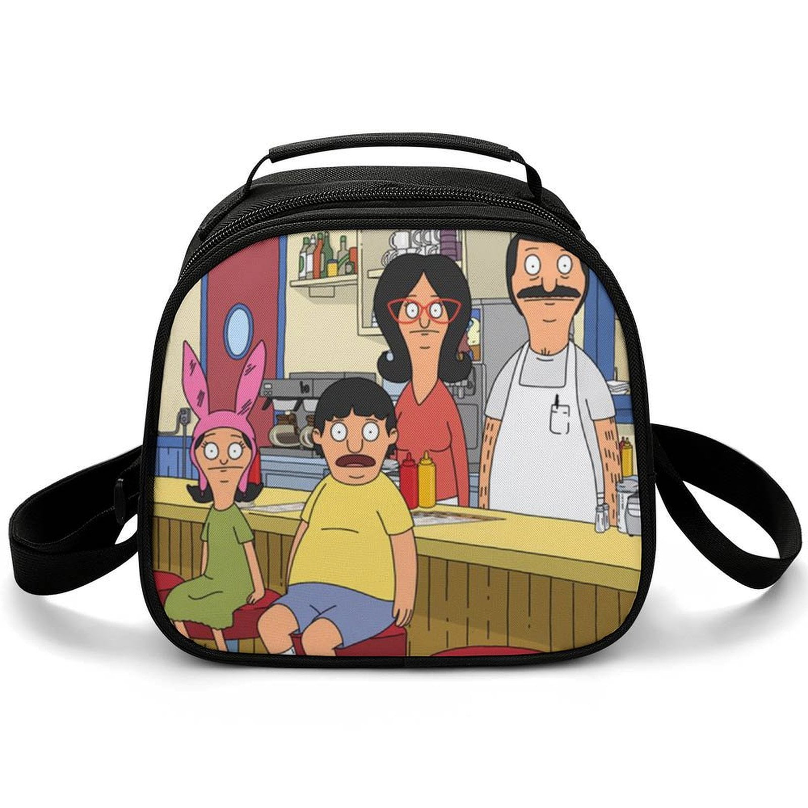 Bob's Burgers Lunch Tote Bags Thermal Insulated Lunch Box Lunch ...