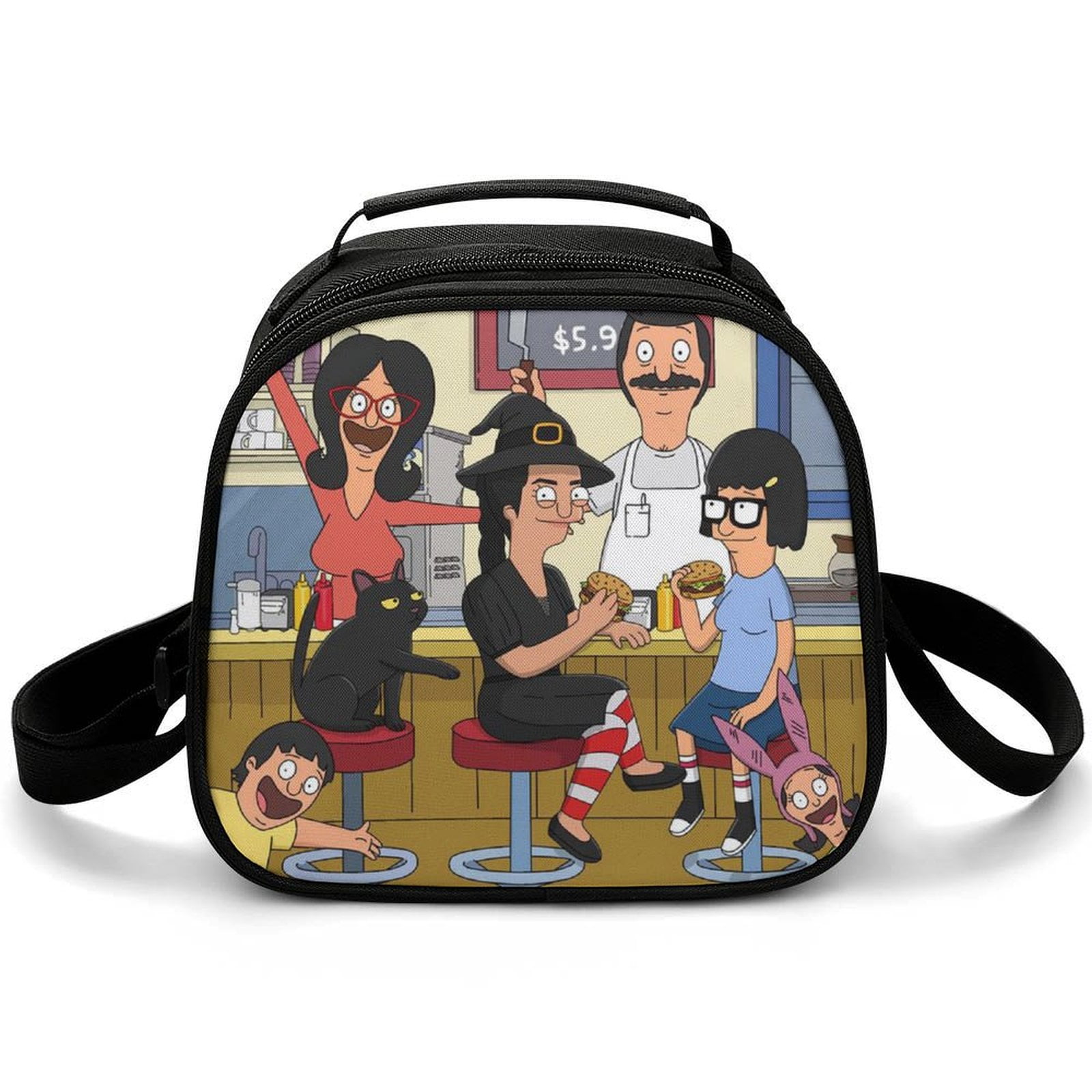 Bob's Burgers Lunch Tote Bags Thermal Insulated Lunch Box Lunch ...