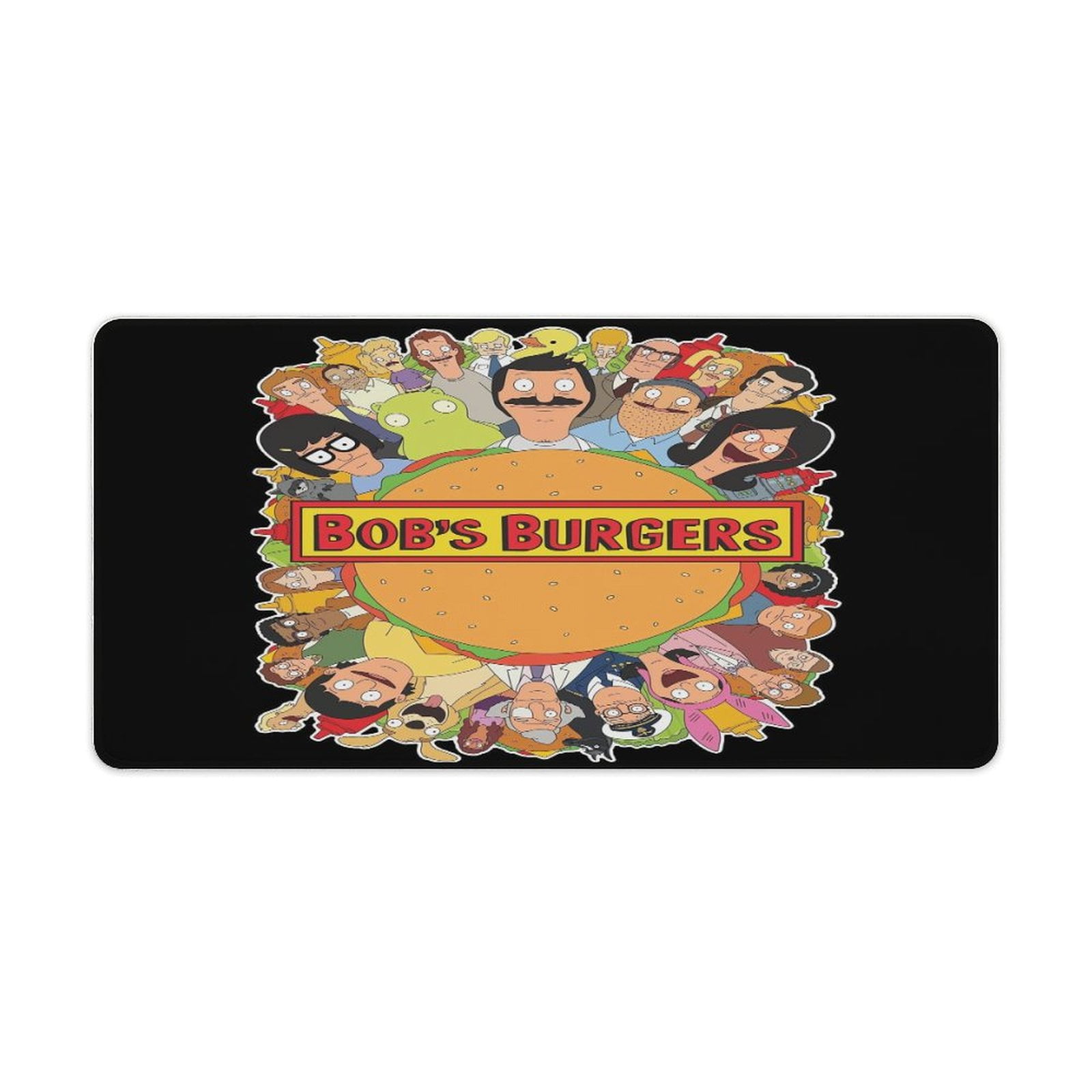 Bob's Burgers Mouse Pad with Stitched Edge Desk Mat Keyboard Pad for ...