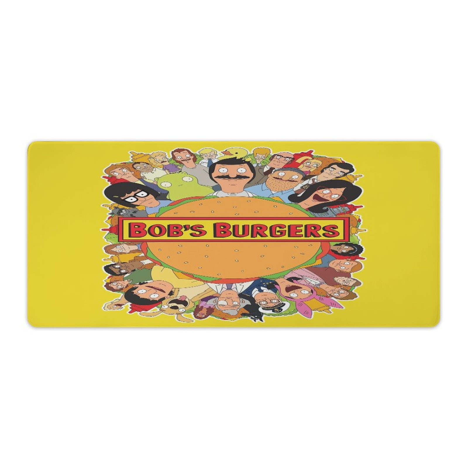 Bob's Burgers Mouse Pad with Stitched Edge Desk Mat Keyboard Pad for ...