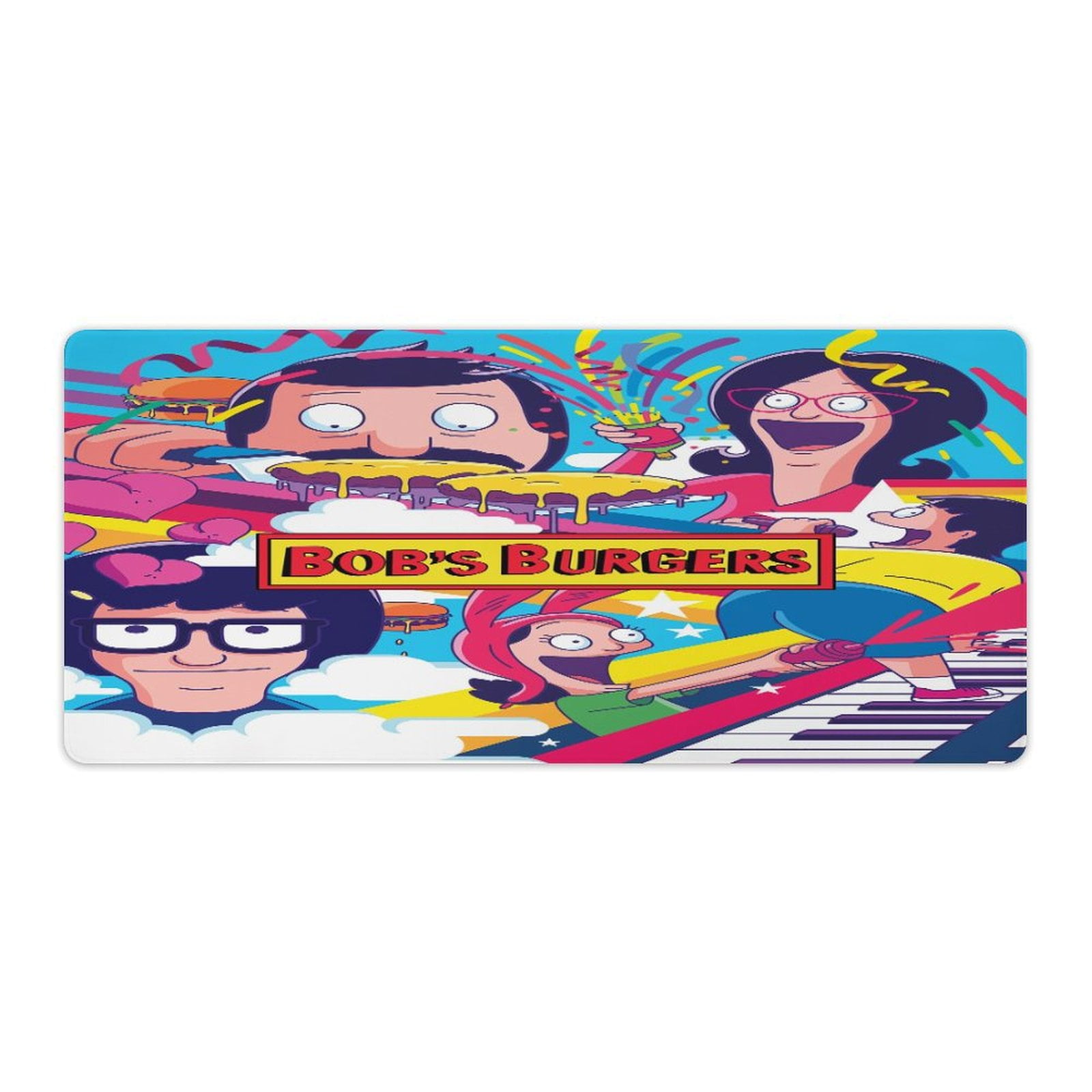 Bob's Burgers Mouse Pad with Stitched Edge Desk Mat Keyboard Pad for ...