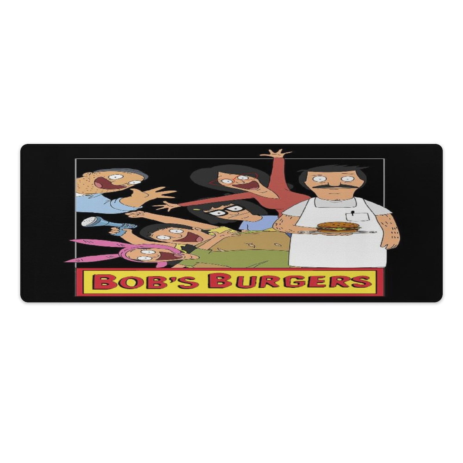 Bob's Burgers Mouse Pad with Stitched Edge Desk Mat Keyboard Pad for ...