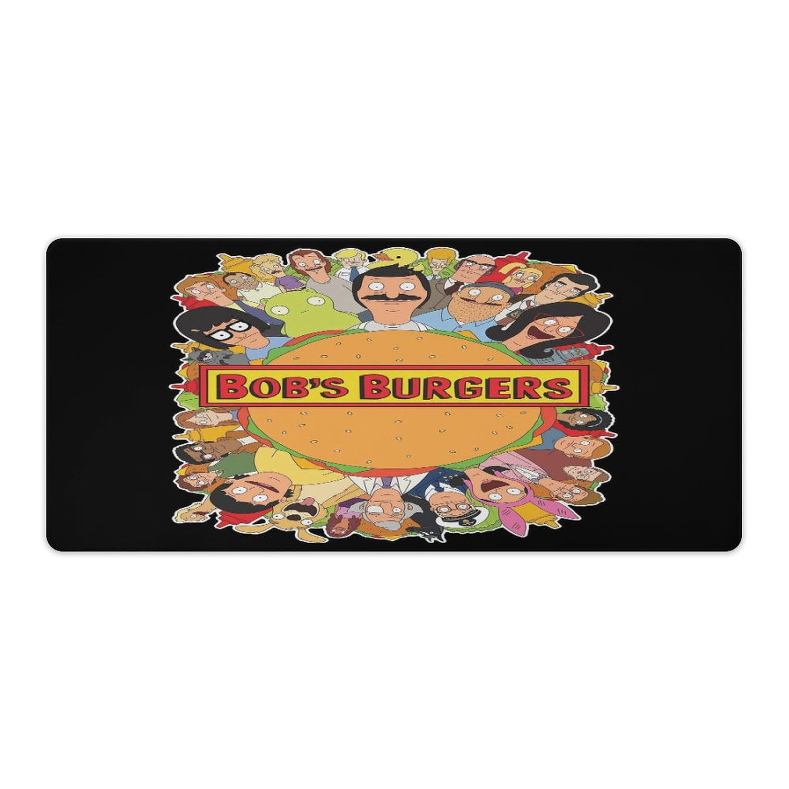 Bob's Burgers Mouse Pad with Stitched Edge Desk Mat Keyboard Pad for ...