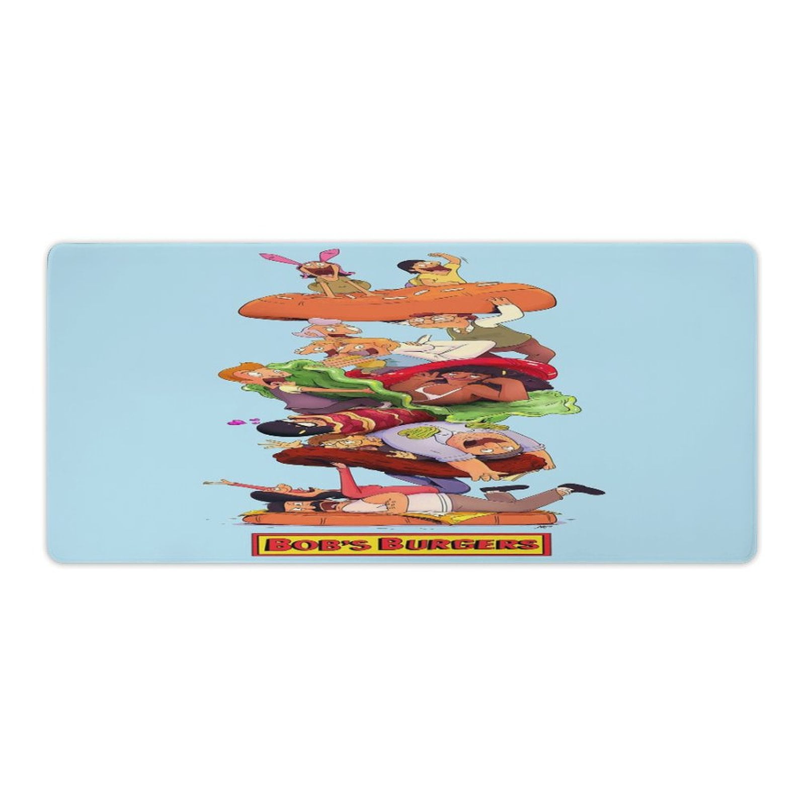 Bob's Burgers Mouse Pad with Stitched Edge Desk Mat Keyboard Pad for ...