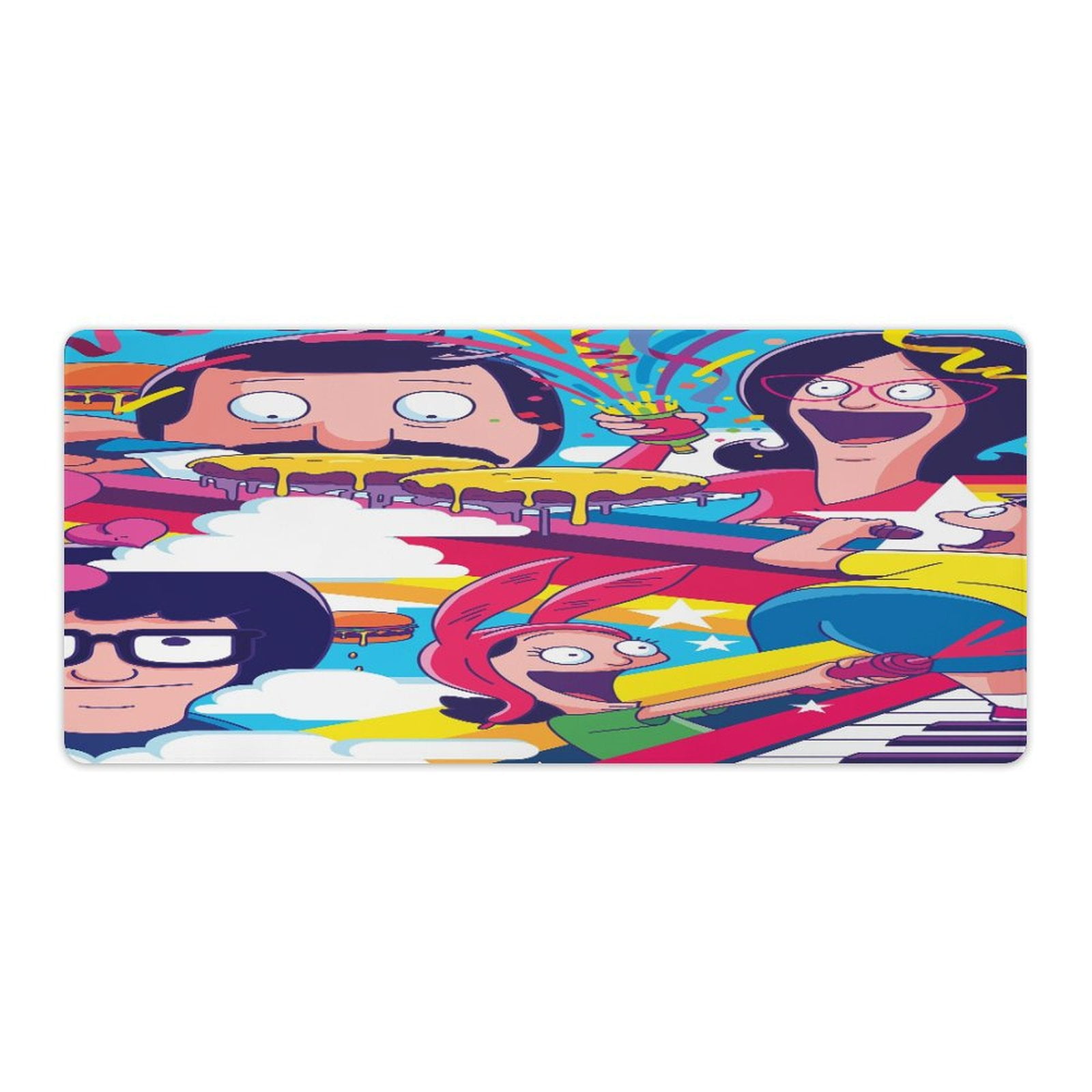Bob's Burgers Mouse Pad with Stitched Edge Desk Mat Keyboard Pad for ...