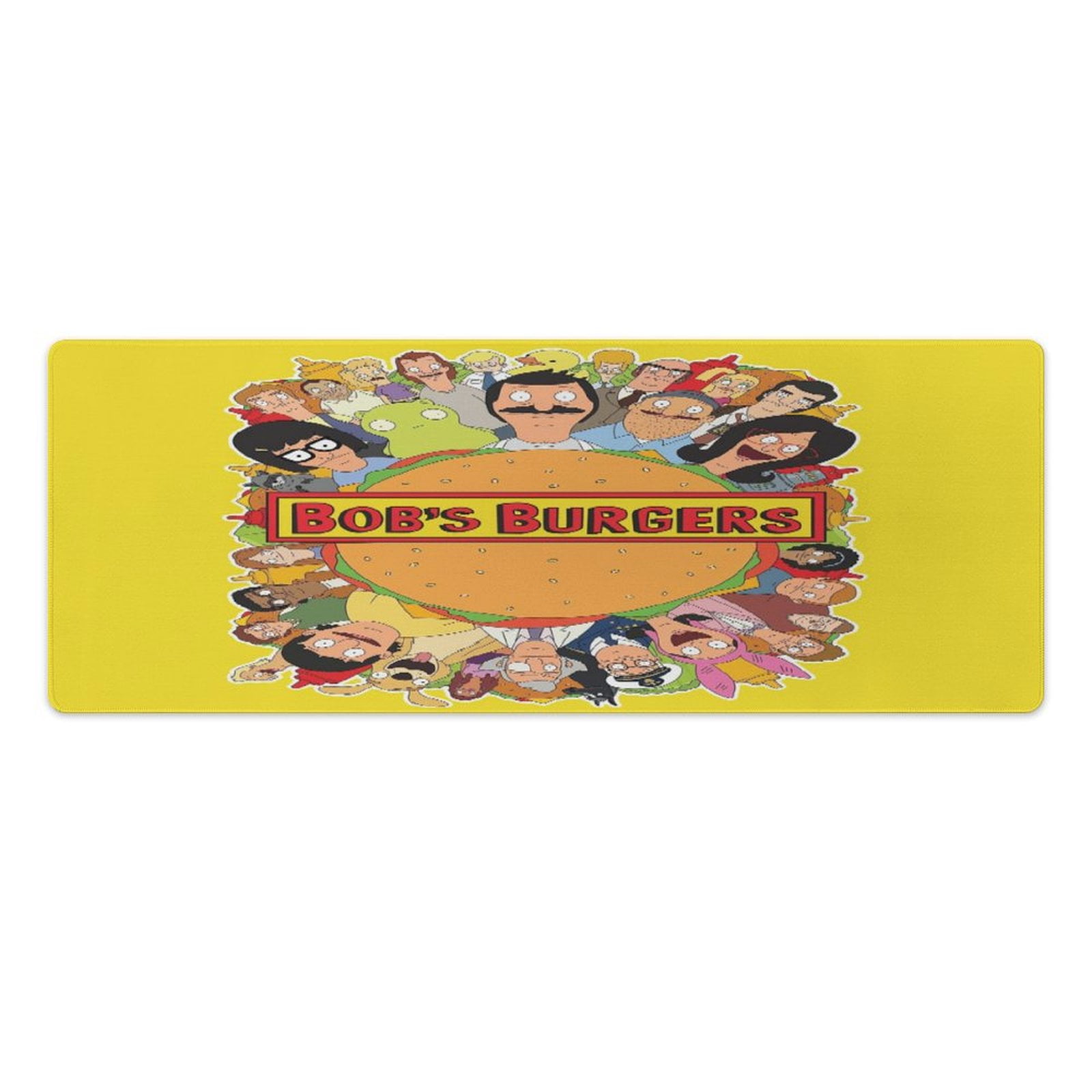 Bob's Burgers Mouse Pad with Stitched Edge Desk Mat Keyboard Pad for ...