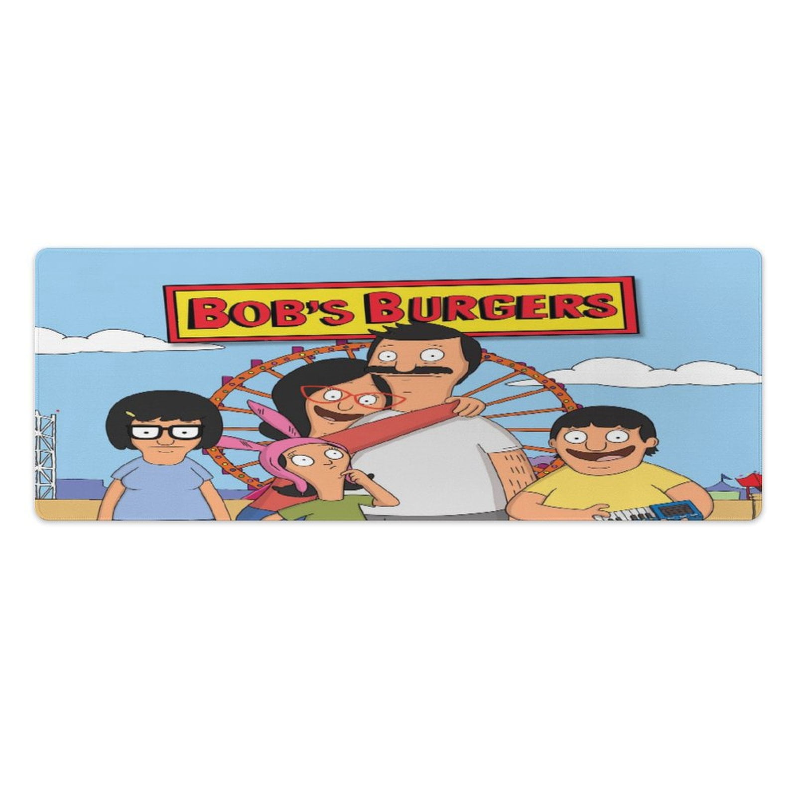 Bob's Burgers Mouse Pad with Stitched Edge Desk Mat Keyboard Pad for ...