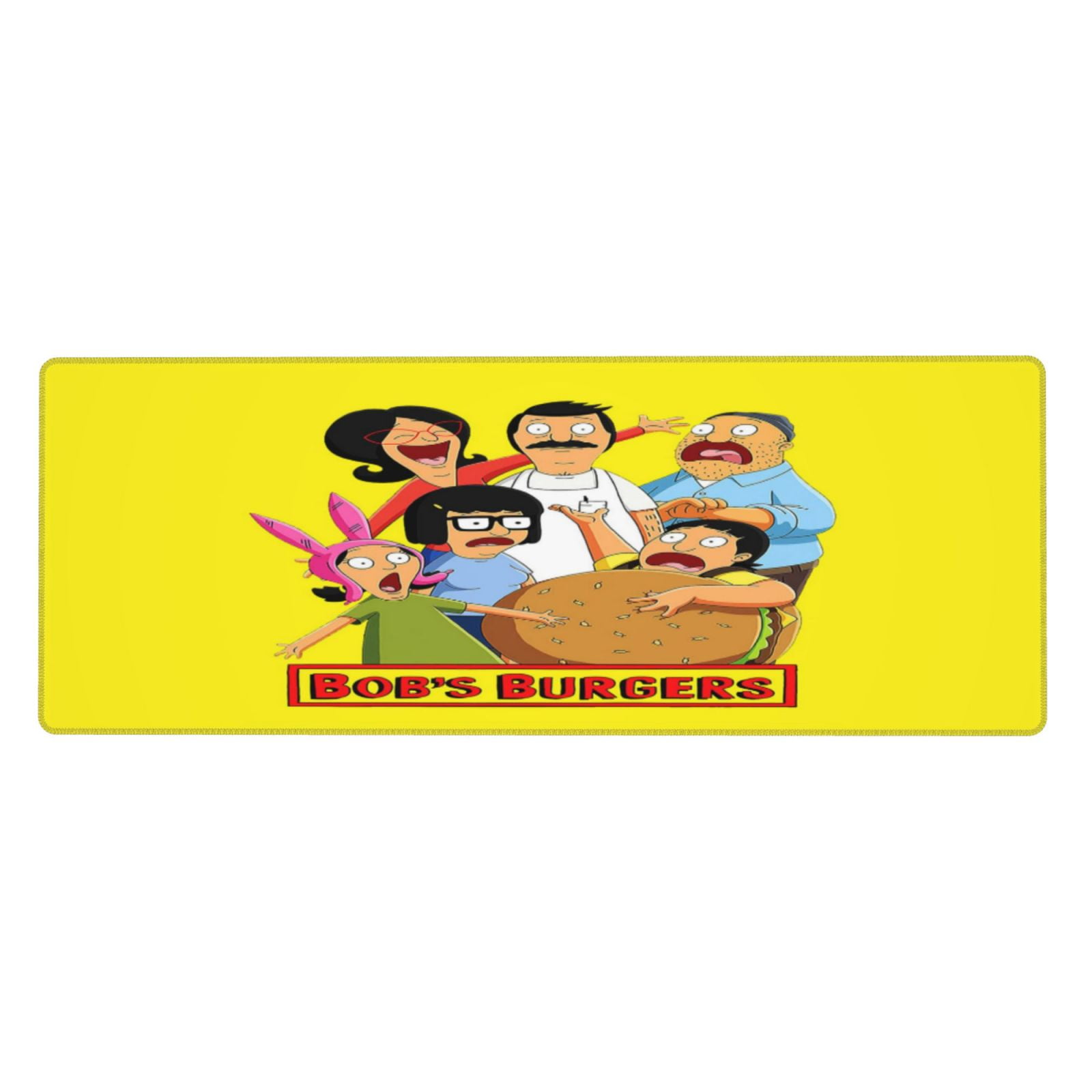 Bob's Burgers Mouse Pad with Stitched Edge Desk Mat Keyboard Pad for ...