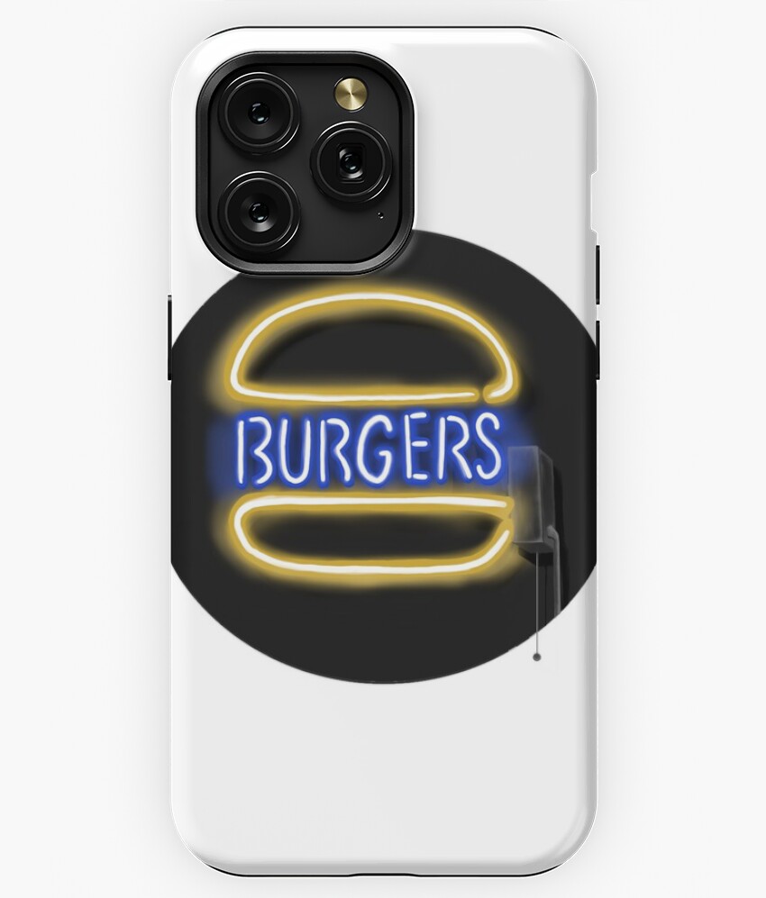 Bob's Burgers Neon Sign Restaurant Art G5424 Phone Case for iPhone17 16 ...