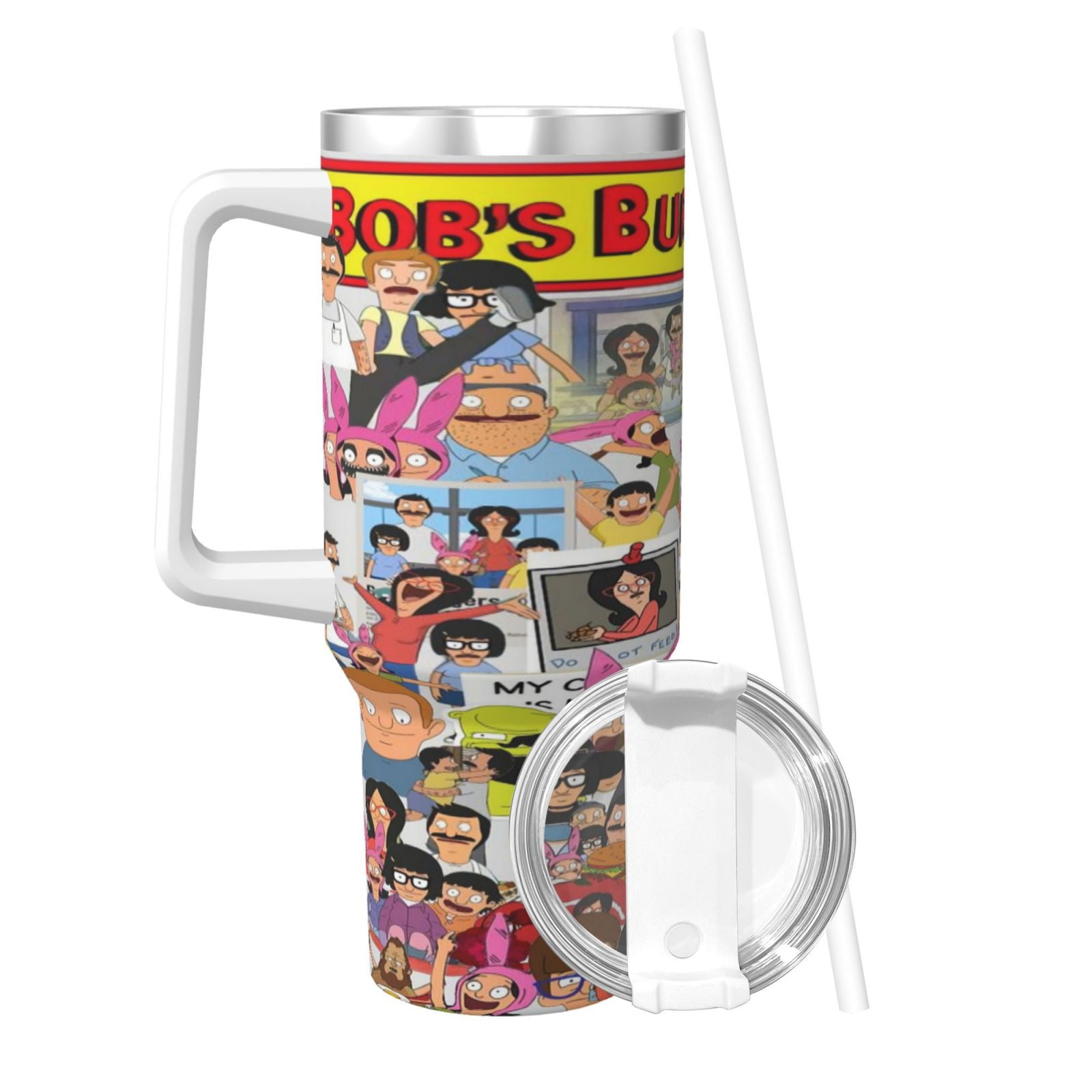 Bob's Burgers Print Thermos Insulated Stainless Steel Hot/Cold Coffee ...