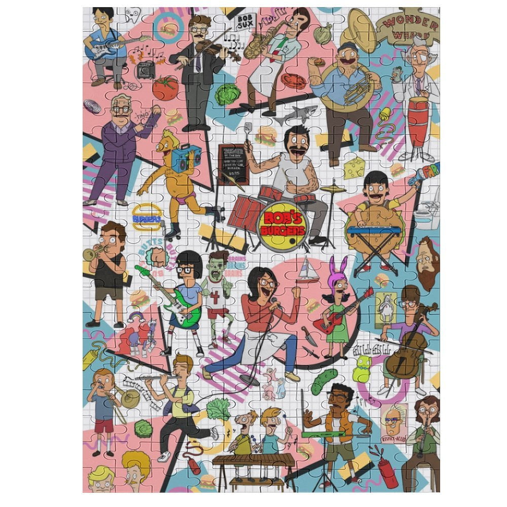 Bob's Burgers Puzzle For Adults & Kids - 200 Piece Jigsaw Puzzle ...