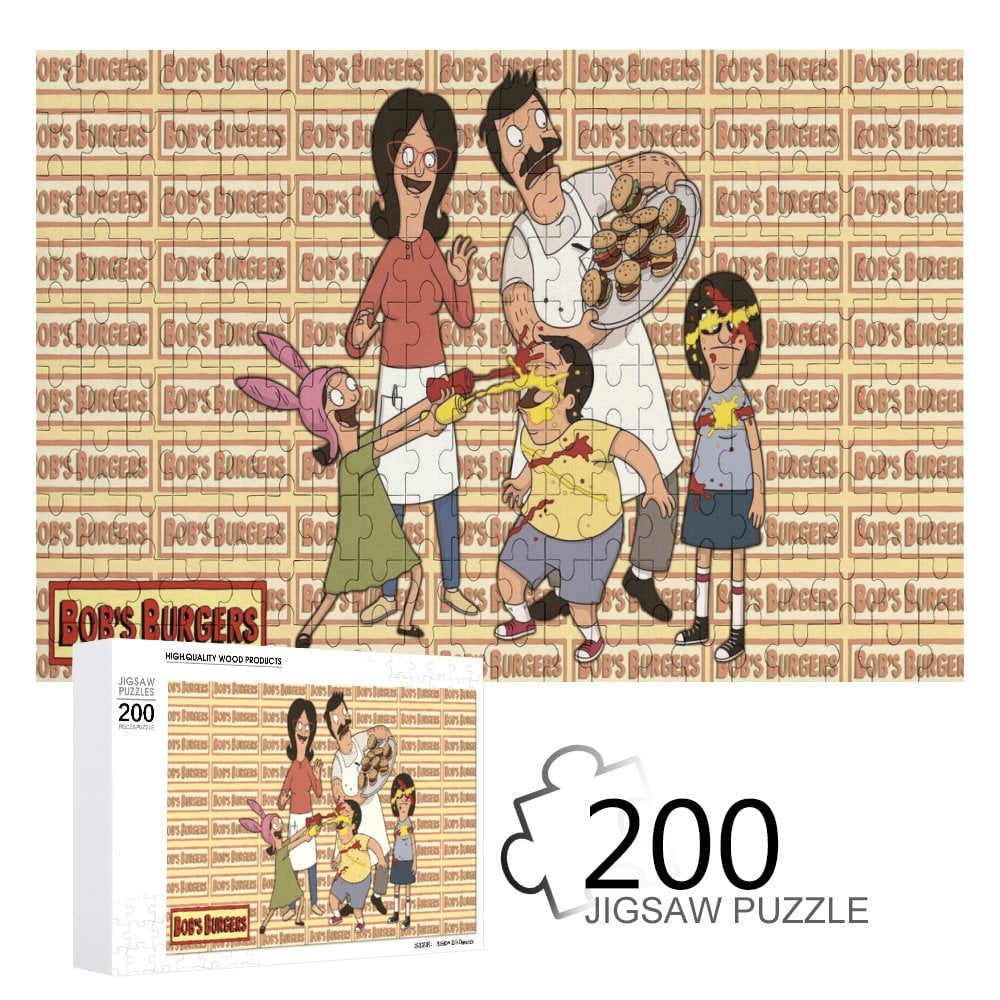 Bob's Burgers Puzzle For Adults & Kids - 200 Piece Jigsaw Puzzle ...