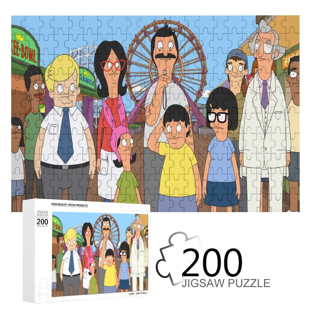 Bob's Burgers Puzzle For Adults & Kids - 200 Piece Jigsaw Puzzle ...
