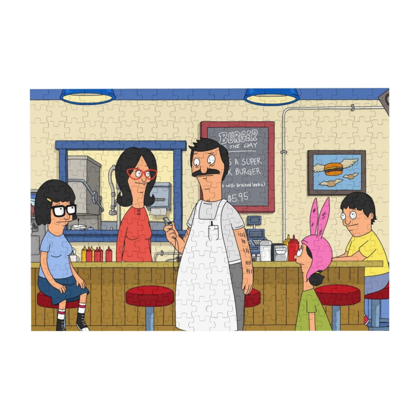Bob's Burgers Puzzle For Adults & Kids - 300 Piece Jigsaw Puzzle ...