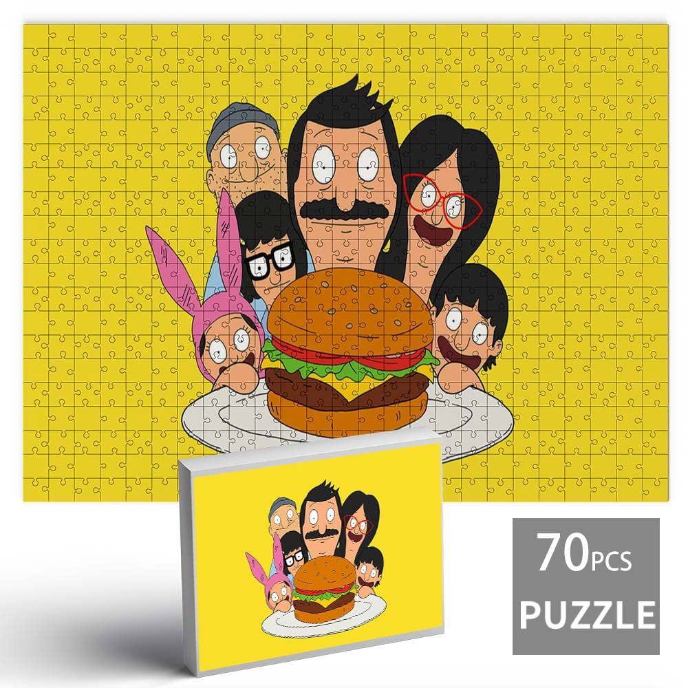 Bob's Burgers Puzzles for Adults Jigsaw 70 Pieces Teens Challenging ...