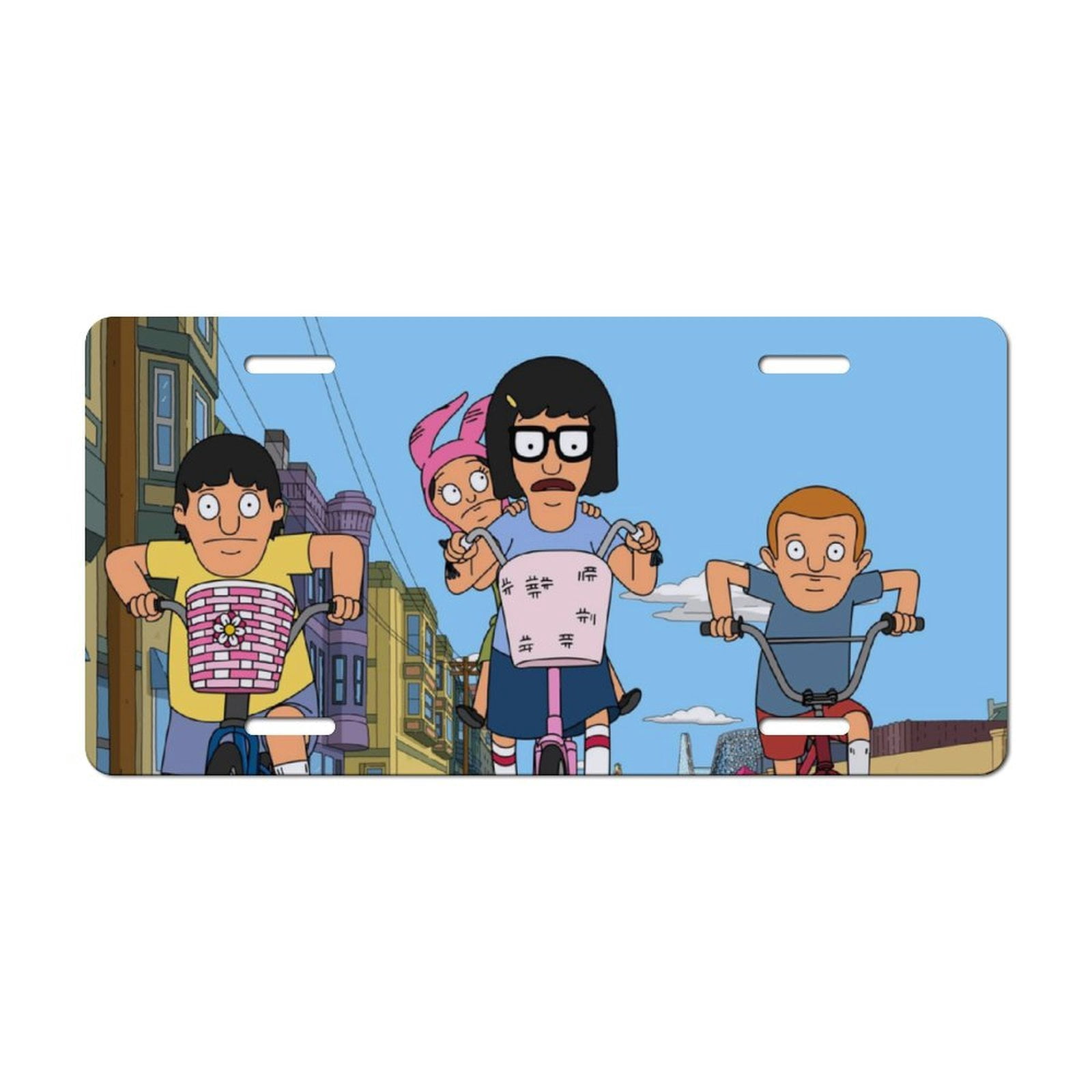 Bob's Burgers Ride License Plate Cover Aluminum For Various Car Truck ...