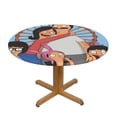 Bob's Burgers Round Tablecloth Washable Picnic Table Cover Decorative ...