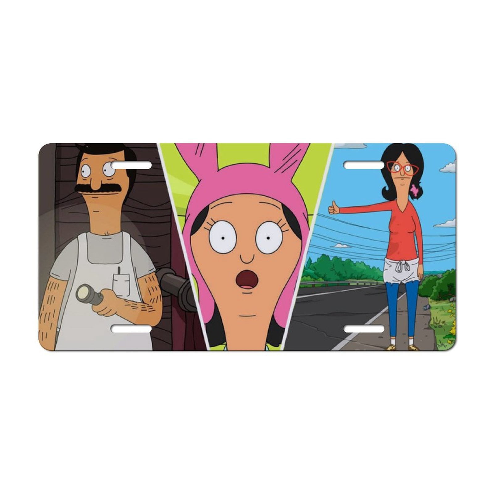 Bob's Burgers Seasons License Plate Cover Aluminum For Various Car ...
