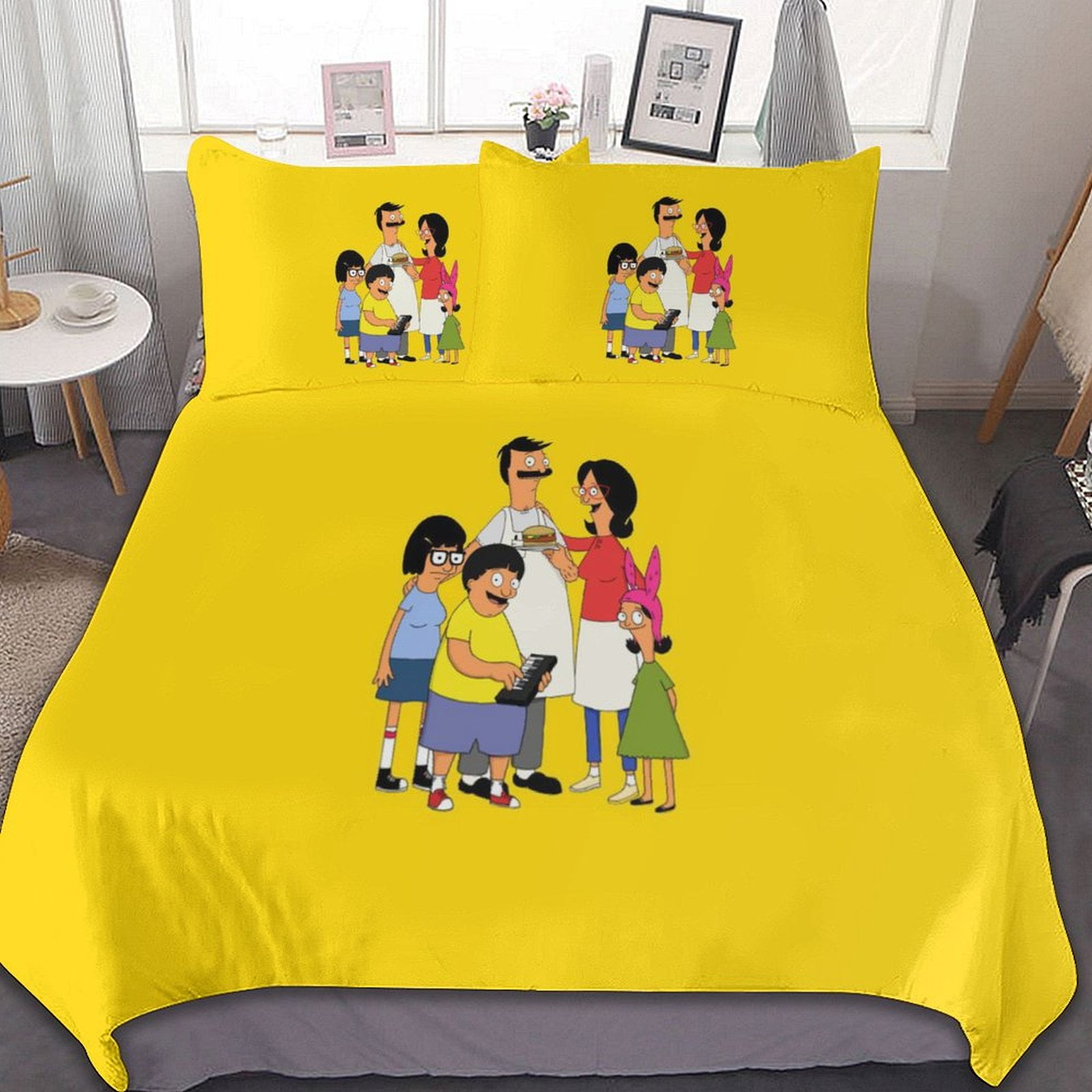 Bob's Burgers Series 3 Piece Bedding Sets Decor Comforter Sets With One ...