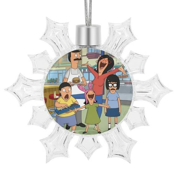 Bob's Burgers Snowflake Shaped Christmas Decorative Pendant Ornaments ...
