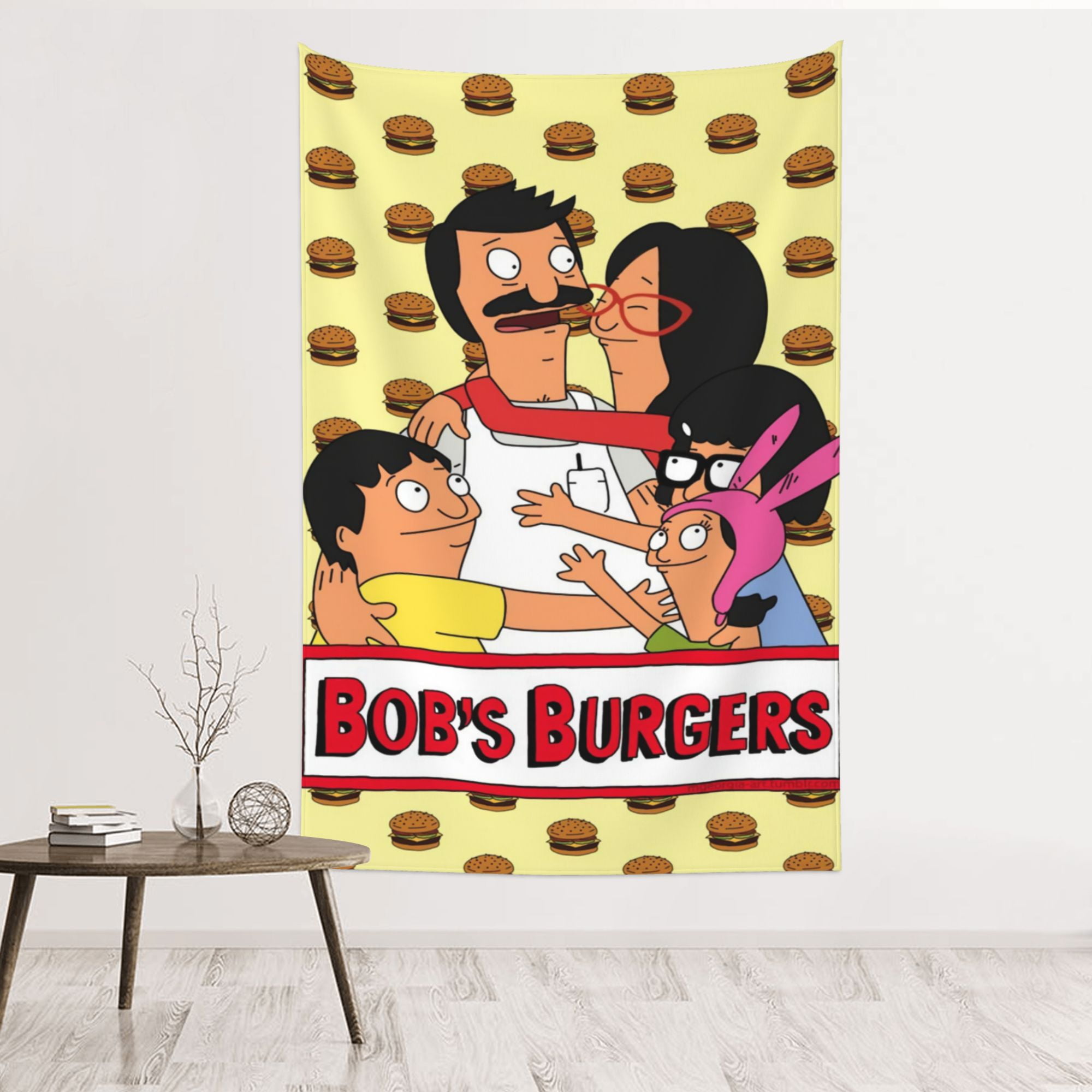 Bob's Burgers Tapestry Aesthetic Wall Hanging for Living Room Bedroom ...