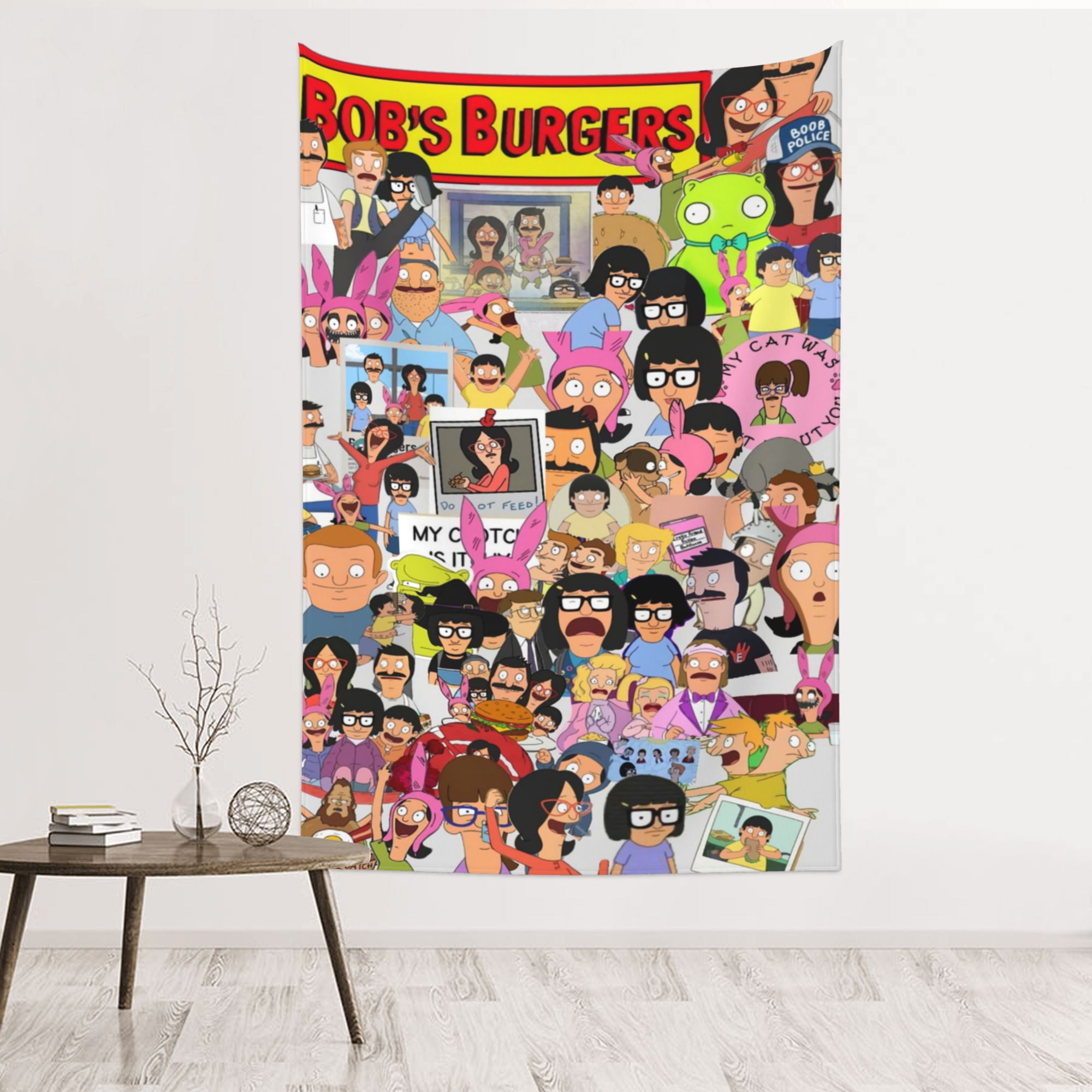 Bob's Burgers Tapestry Aesthetic Wall Hanging for Living Room Bedroom ...