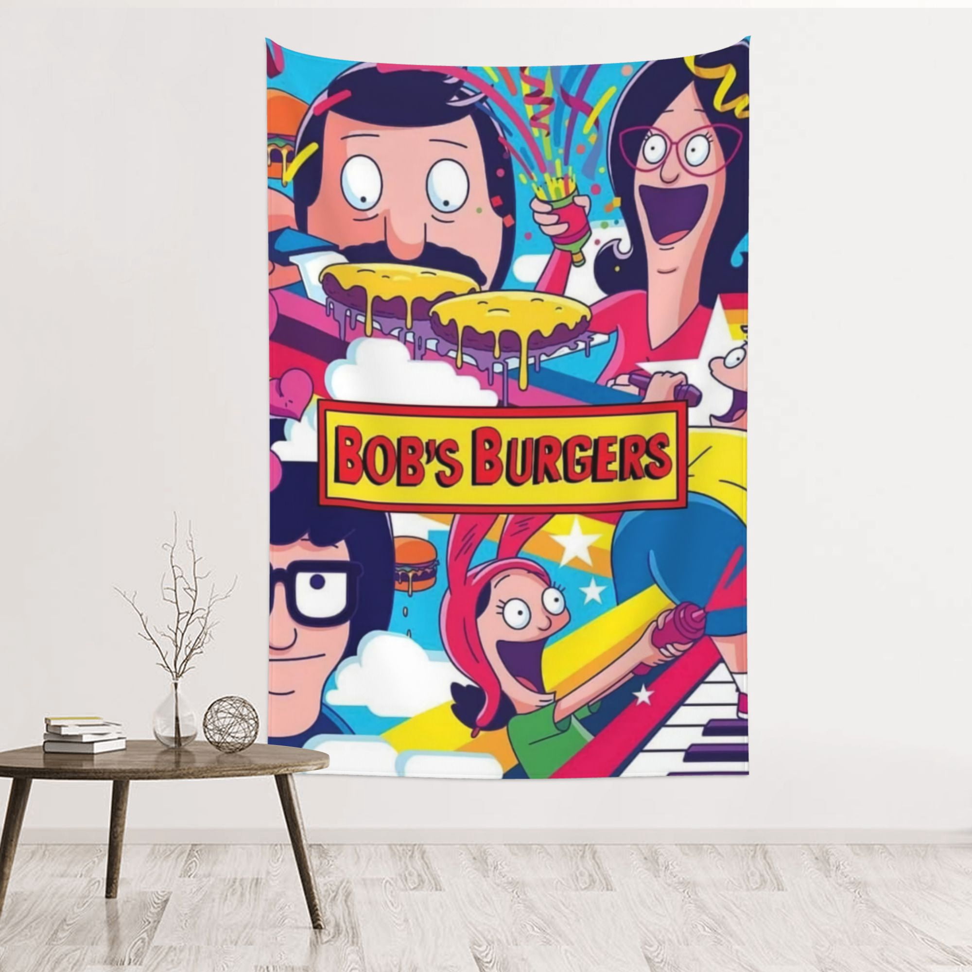 Bob's Burgers Tapestry Aesthetic Wall Hanging for Living Room Bedroom ...