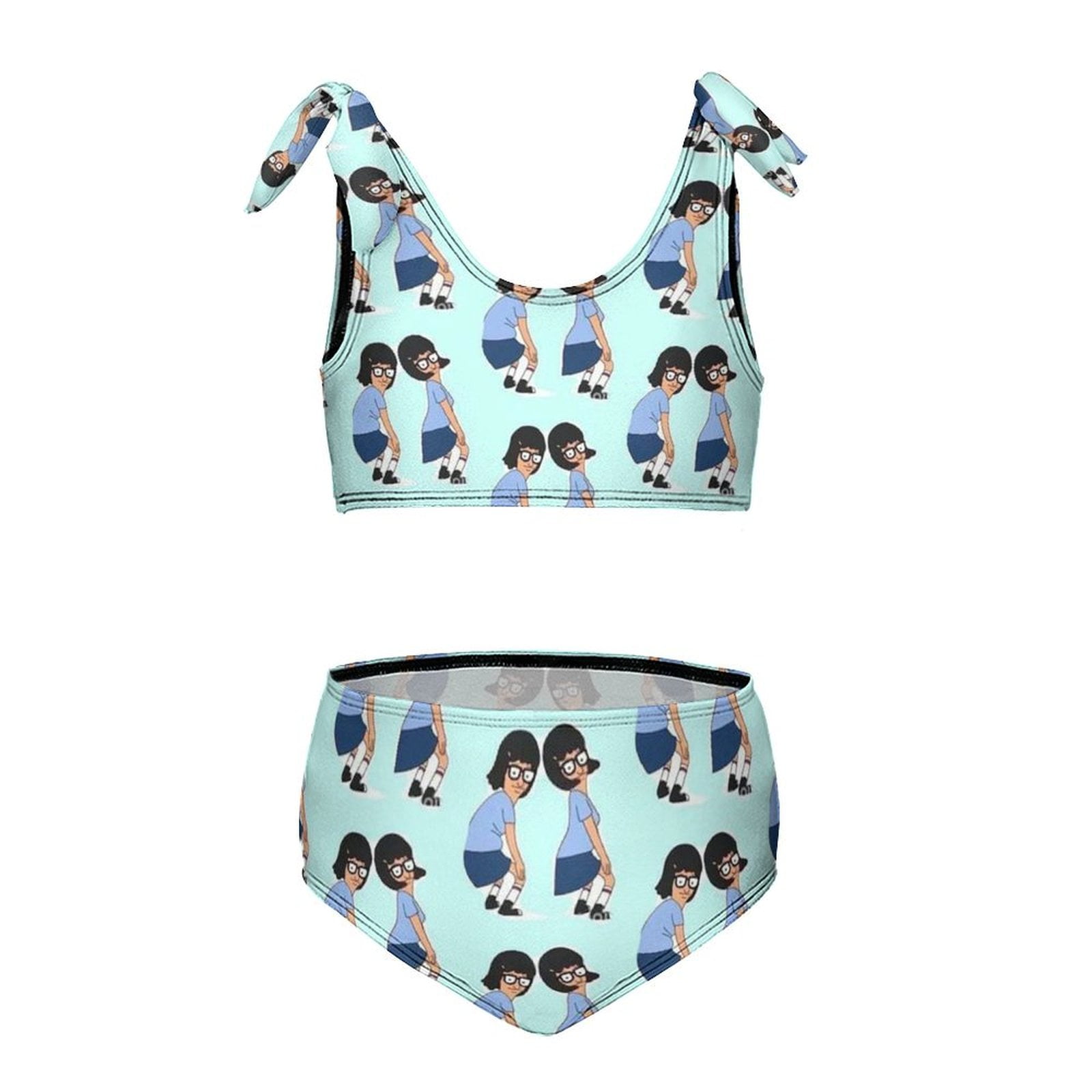 Bob's Burgers Tina Belcher Kid's Swimwear Two Piece Swimsuit Summer ...