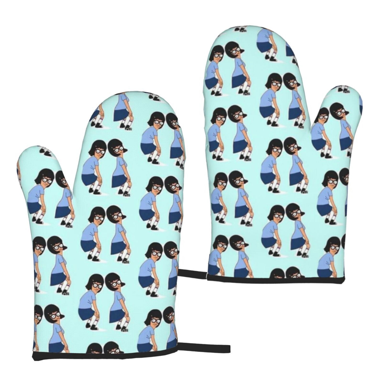 Bob's Burgers Tina Belcher Microwave Gloves Heat Resistant Oven Mitts ...