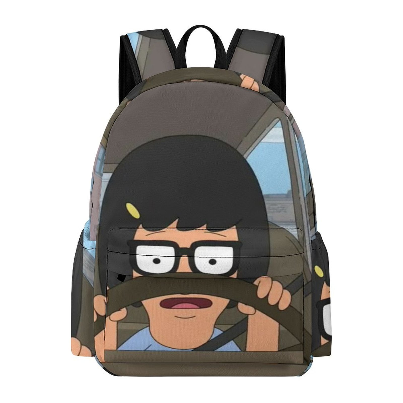 Bob's Burgers Tina Drive Laptop Backpack Schoolbag Adjustable Daypack ...