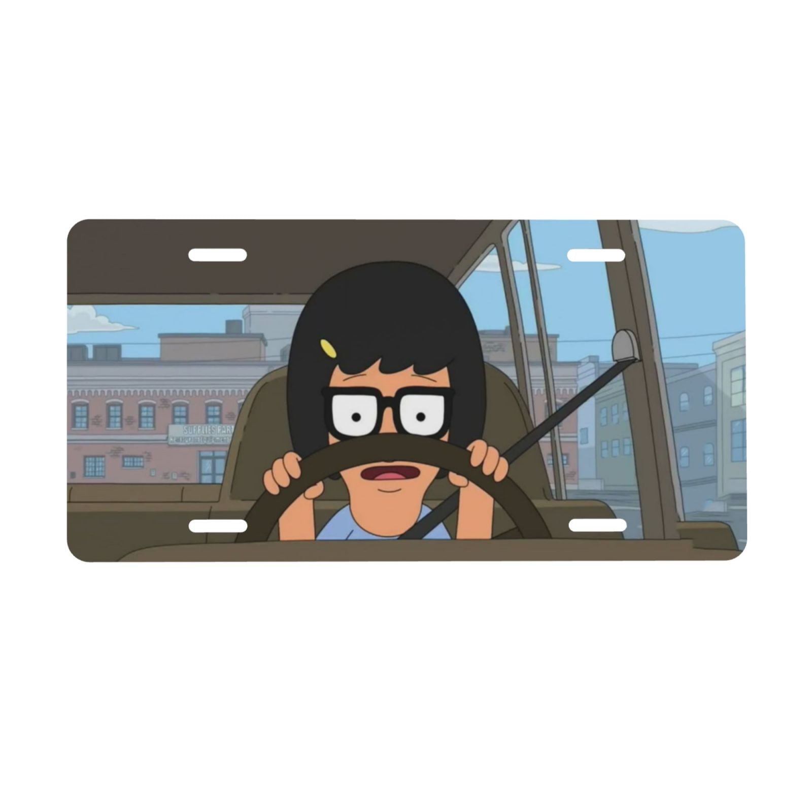 Bob's Burgers Tina Drive License Plate Cover Aluminum Metal Novelty ...