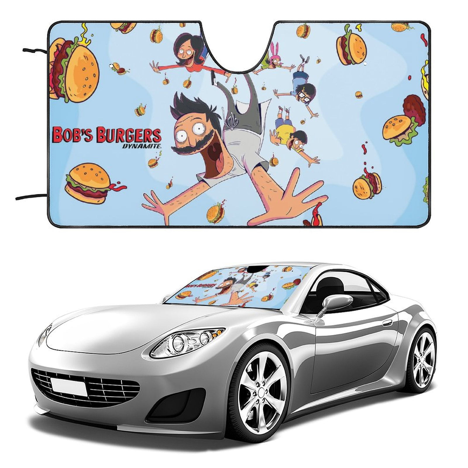 Bob's Burgers Windshield Sun Shade, Front Foldable Windshield Sunshade ...