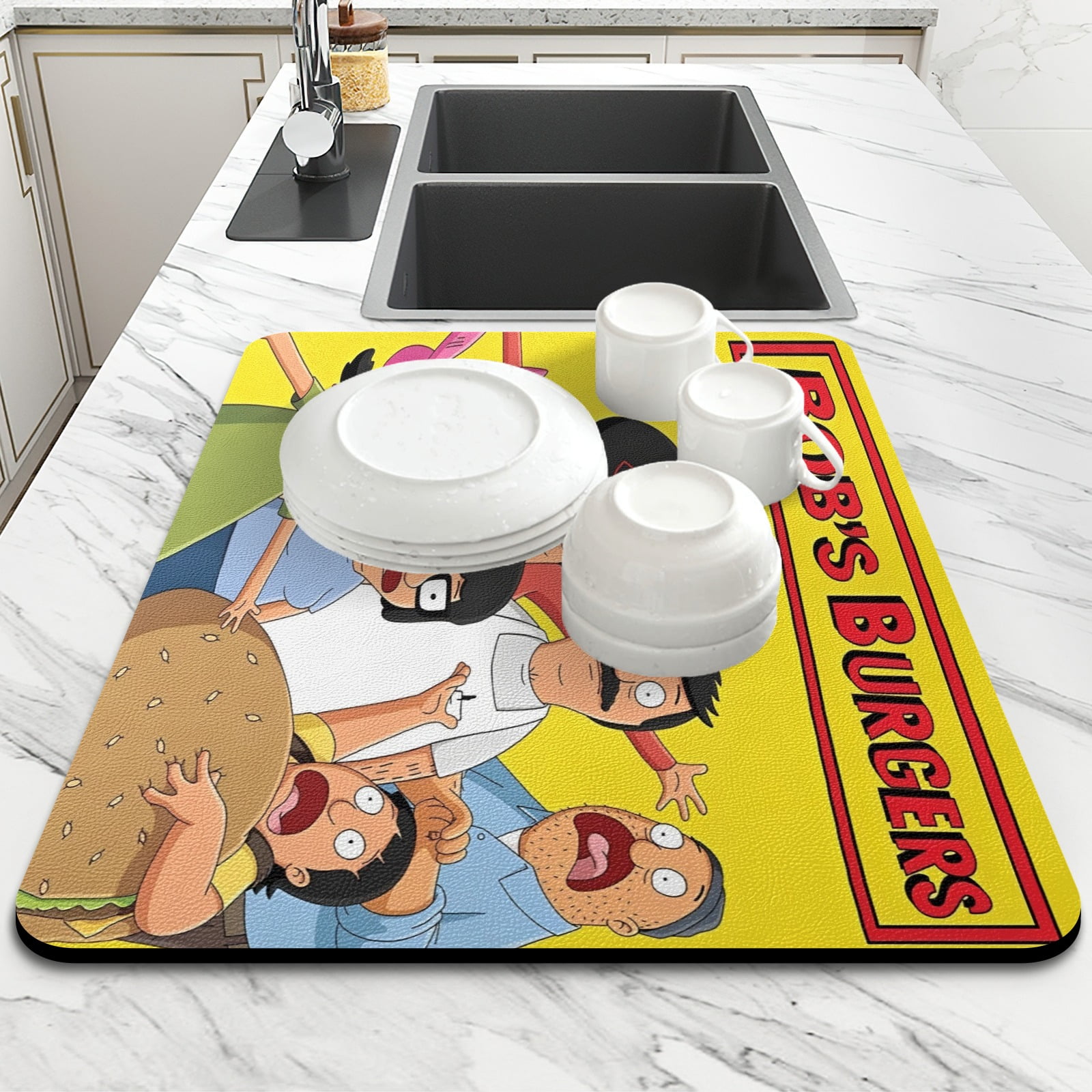 Bob’s Burgers mat is the ideal choice for your Kitchent.16"x18 ...