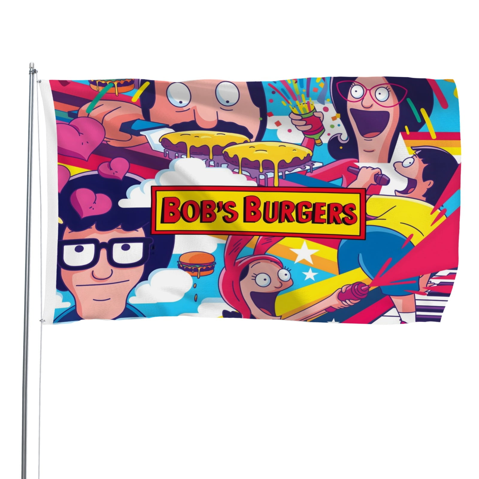 Bob's Burgers-themed Printed Flag Perfect gift for fans, friends, and ...