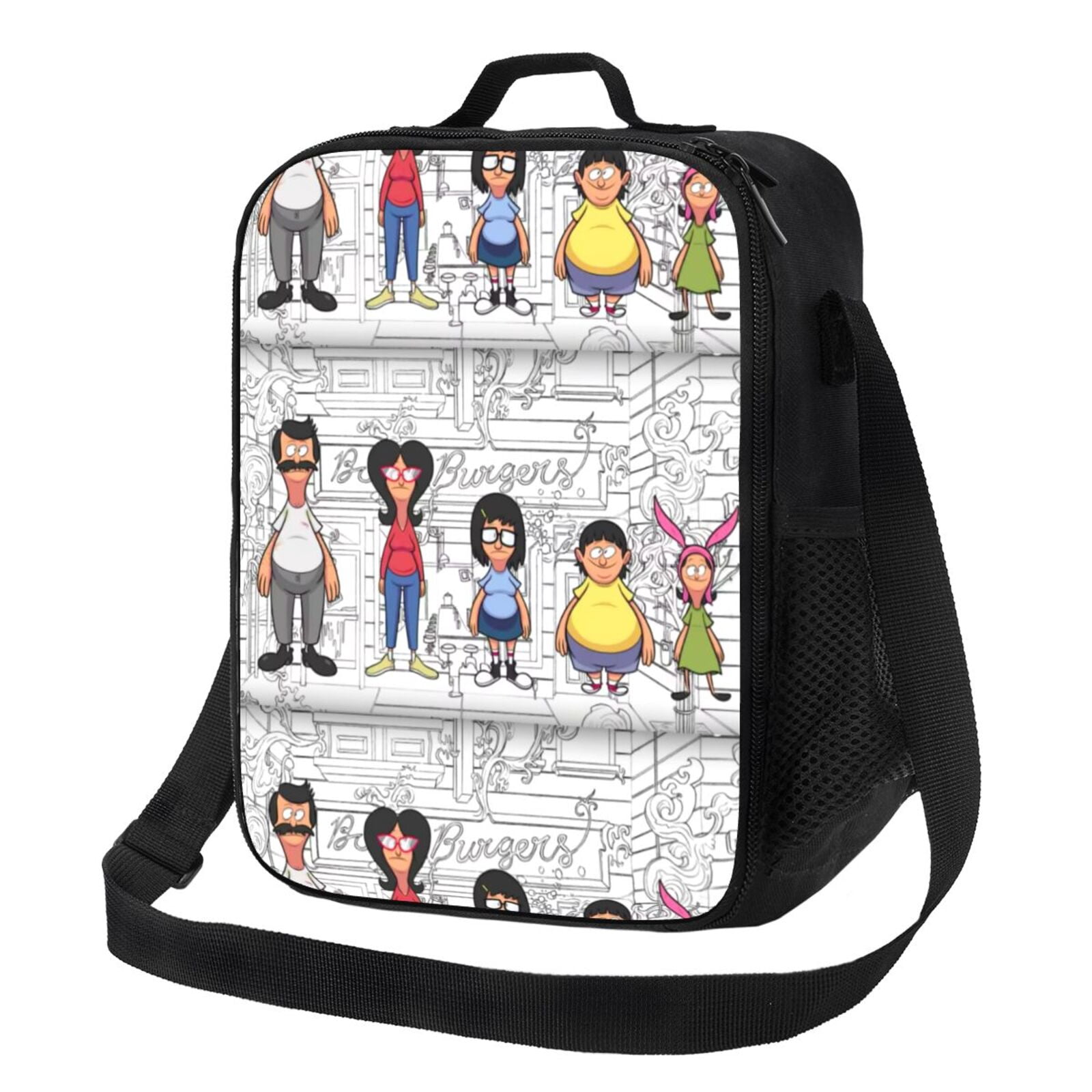 Bob's Family Cartoon Ham-Burgers Lunch Box Insulated Meal Bag With ...