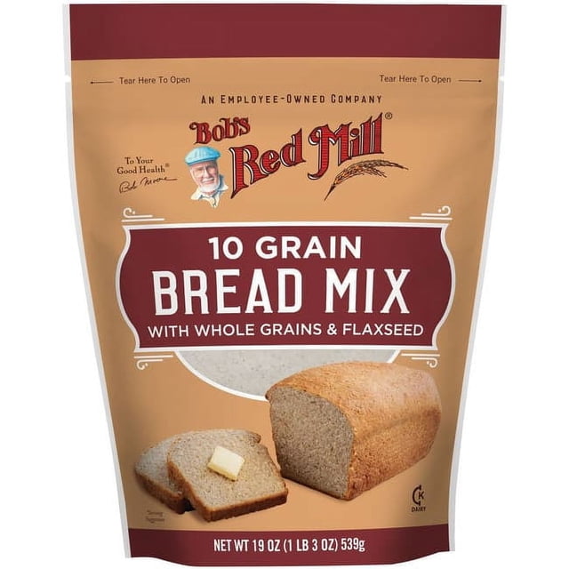 Bob's Red Mill 10 Grain Bread Mix 19 oz Pkg - Walmart Business Supplies