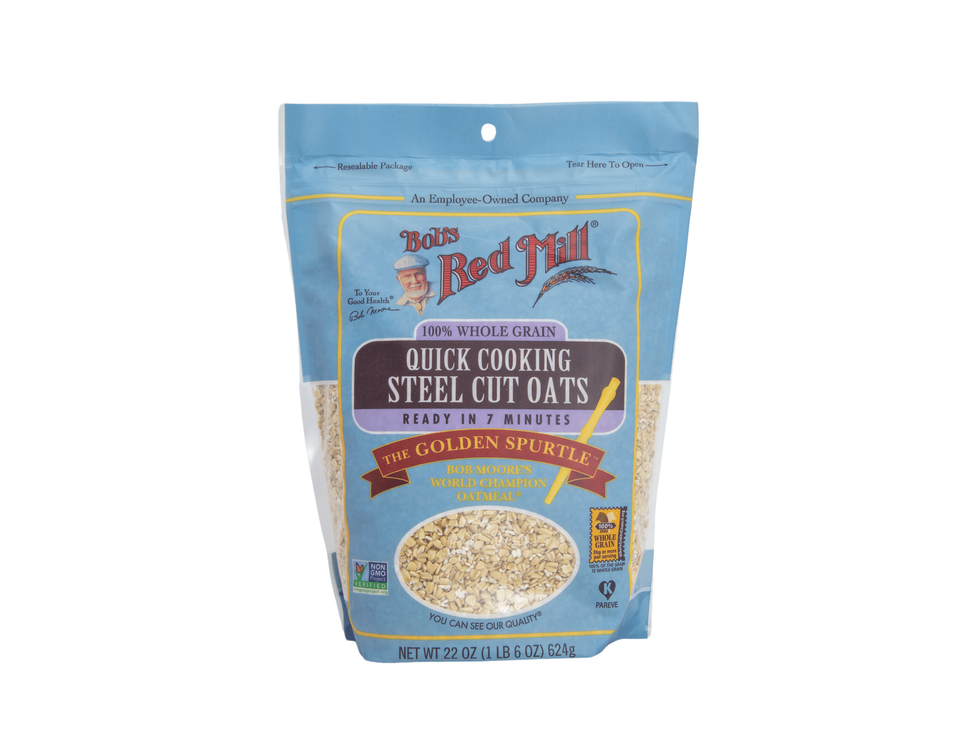 Bob's Red Mill Quick Cooking Steel Cut Oats, 100% Whole Grains, Non-GMO ...