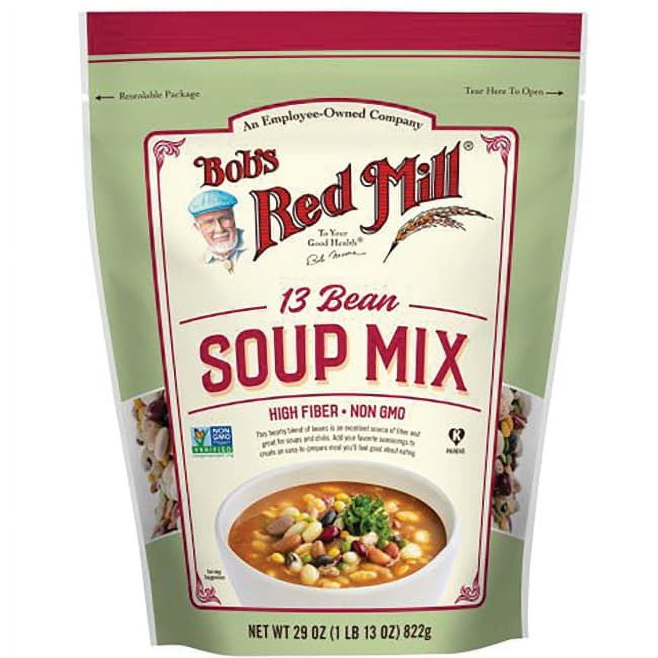 Bob's Red Mill, 13 Bean Soup Mix, 29 Oz, High Fiber - Walmart.com