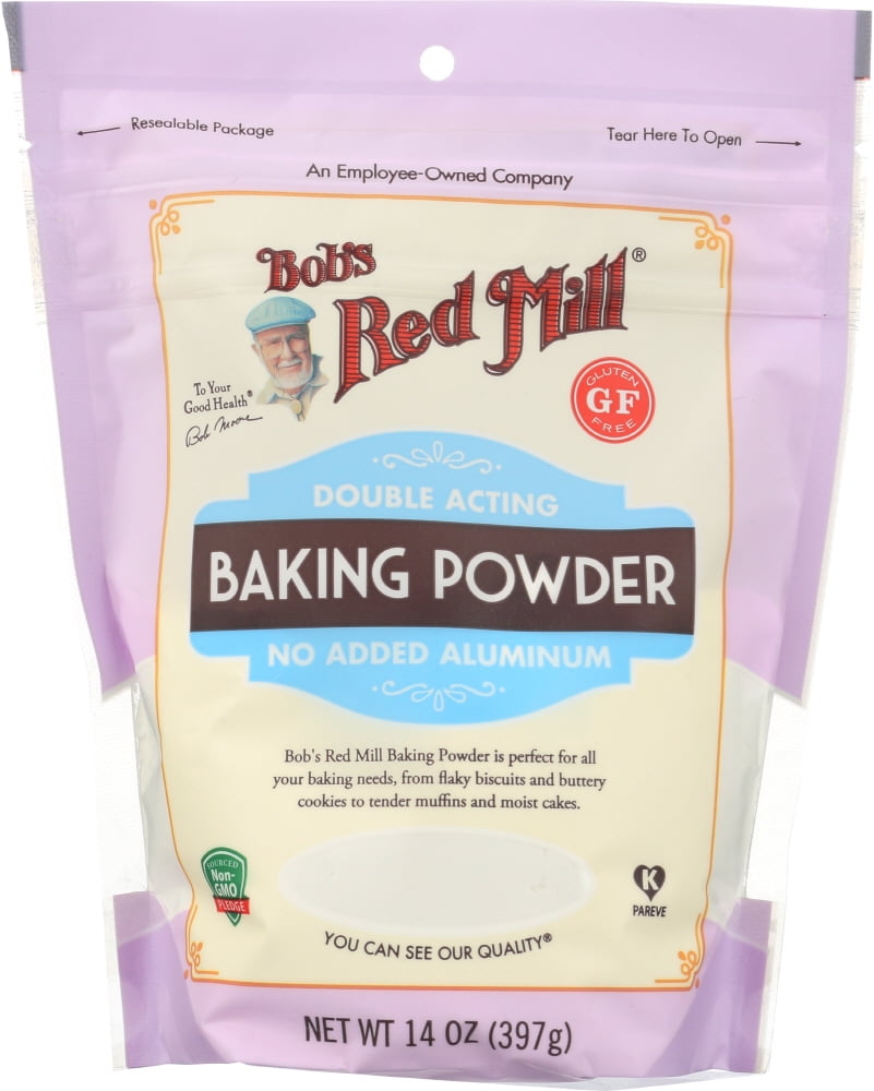 Bob's Red Mill Baking Powder No Added Aluminum 14 oz Pack of 4 ...