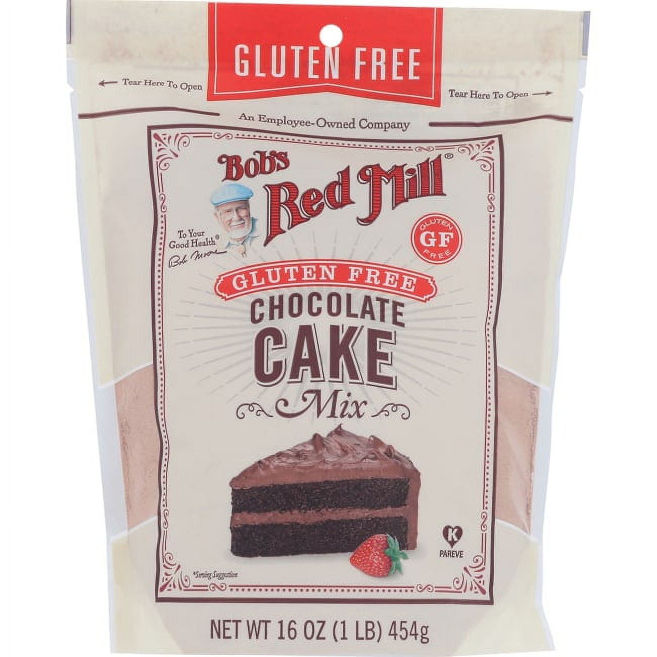 Bob's Red Mill Cake Mix, Chocolate, Gluten Free, 16 oz - Walmart.com