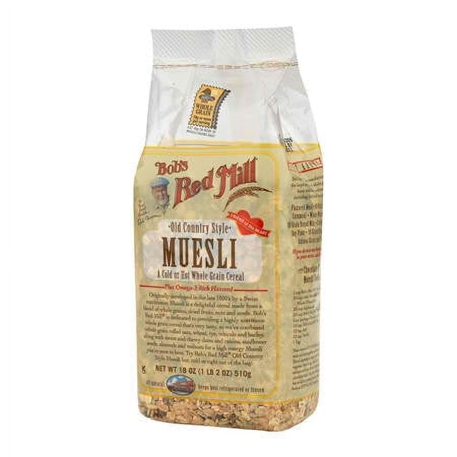 Bob's Red Mill Old Country Style Muesli Cereal, Multigrain with Oats ...