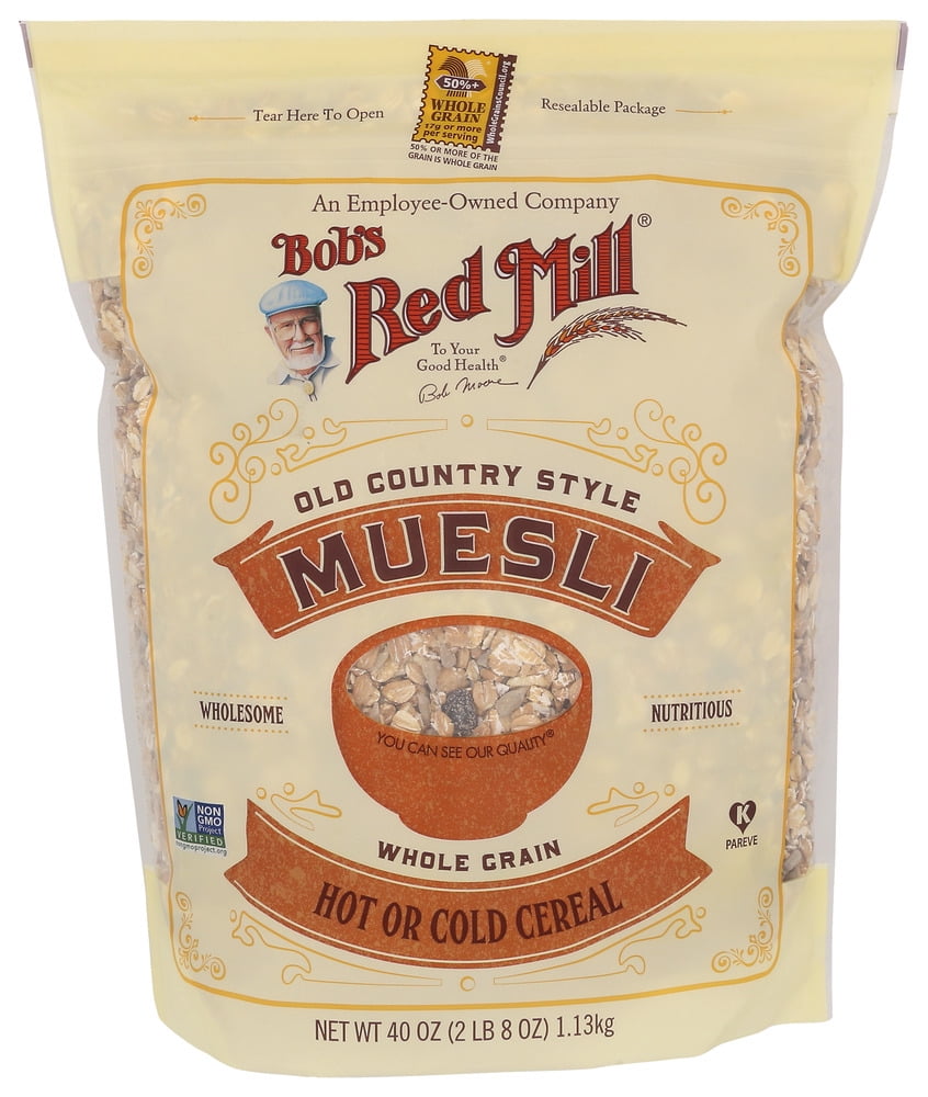 Bob's Red Mill - Mixed Grain Nutrition Muesli Cereal - Hot or Cold ...