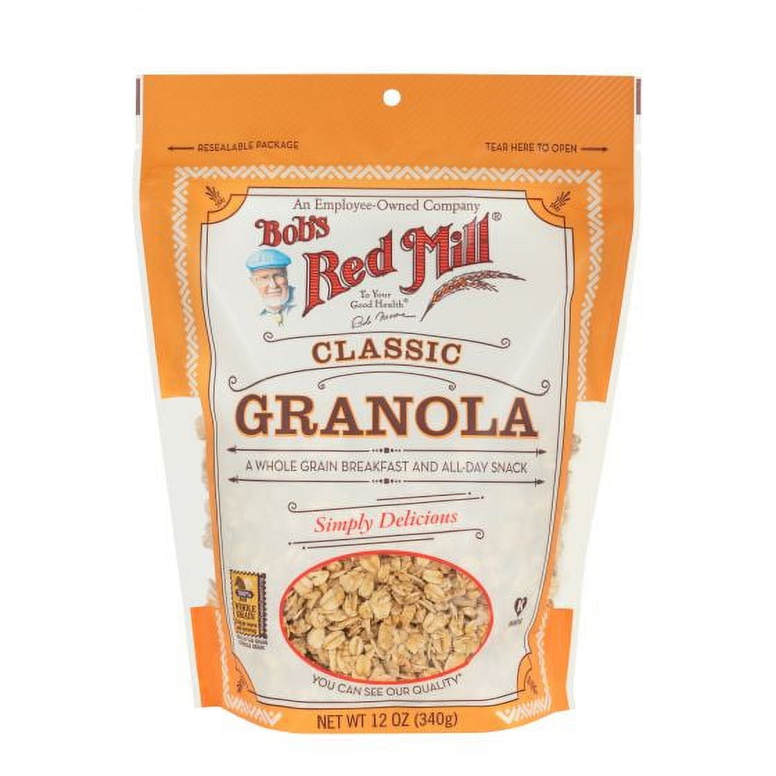 Bob's Red Mill Classic Granola 12 oz Pack of 2 - Walmart.com