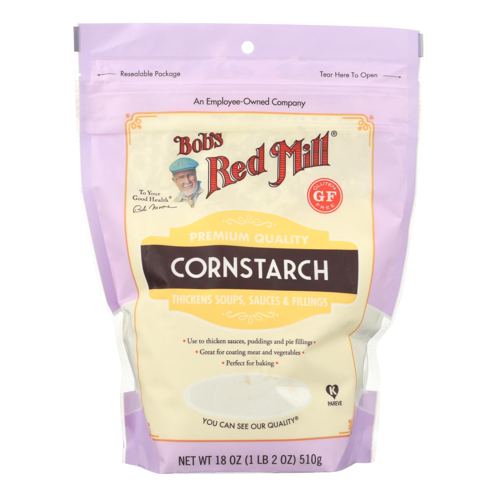 Bob's Red Mill Cornstarch Gluten Free 18 oz Pack of 2 - Walmart.com