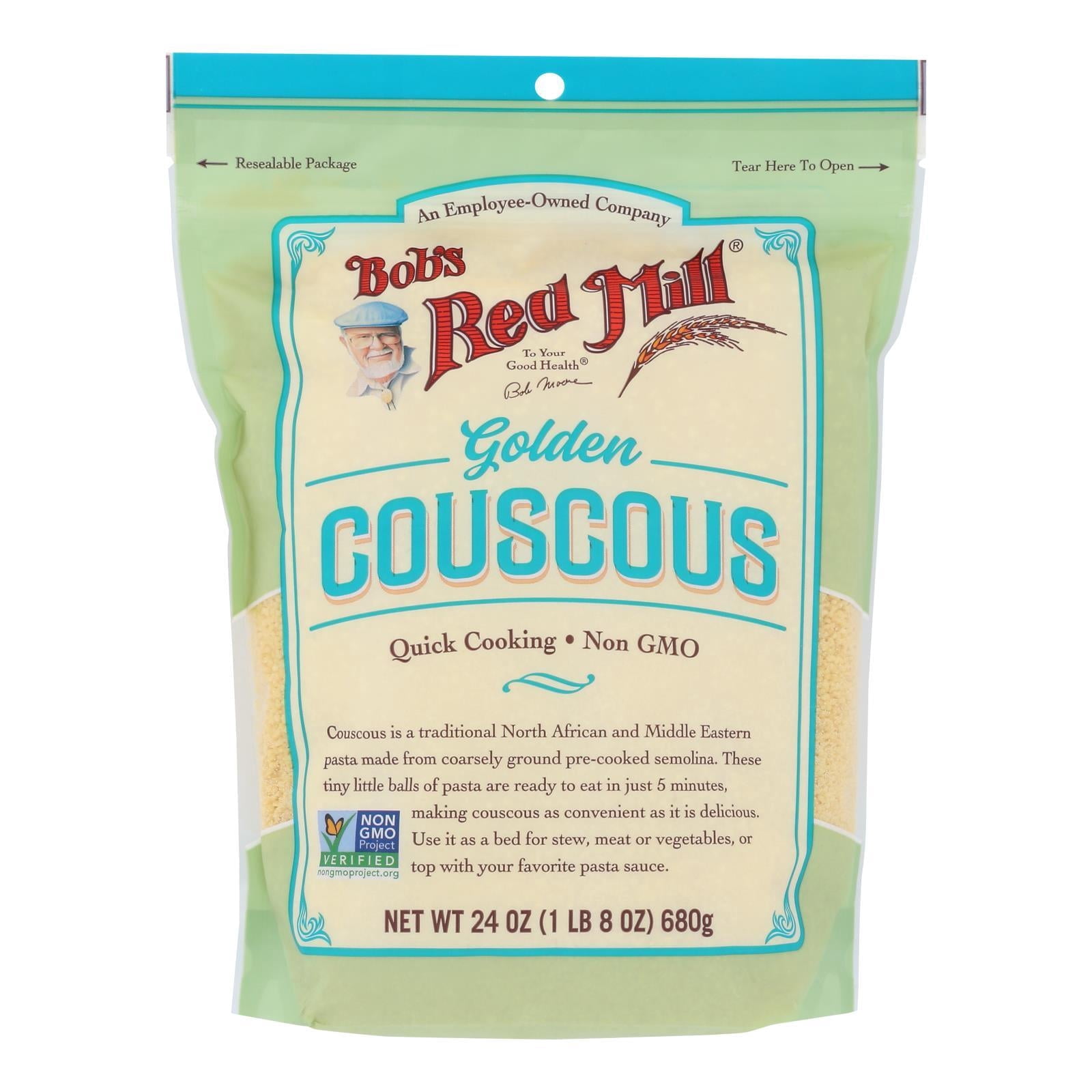 Bob's Red Mill - Couscous Golden - Case of 4-24 OZ - Walmart.com