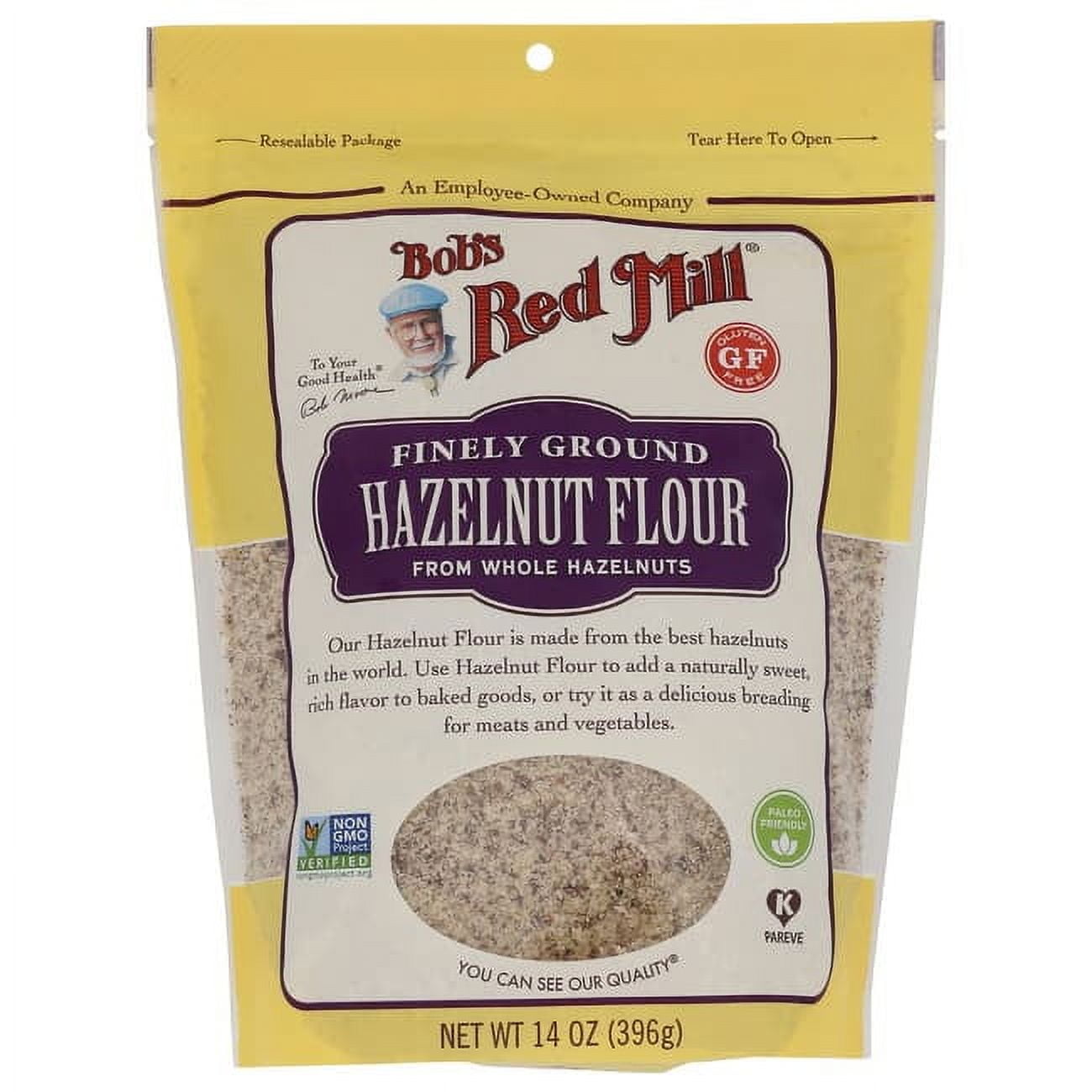 Bob's Red Mill Gluten-Free Hazelnut Meal/Flour for Baking, 14 oz ...